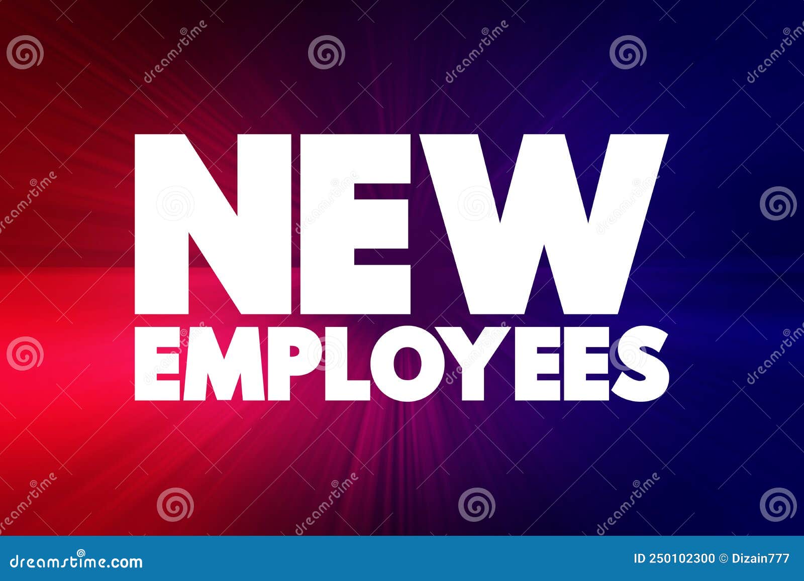 New Employees Text Quote, Concept Background Stock Illustration ...