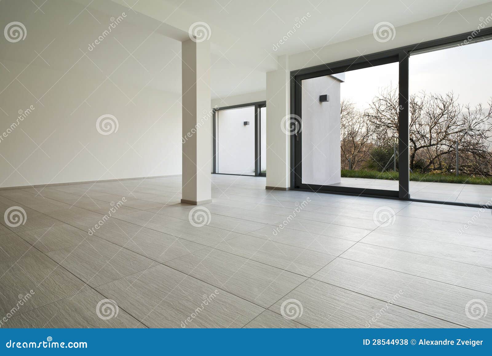 New empty apartment stock photo. Image of stylish, floor - 28544938