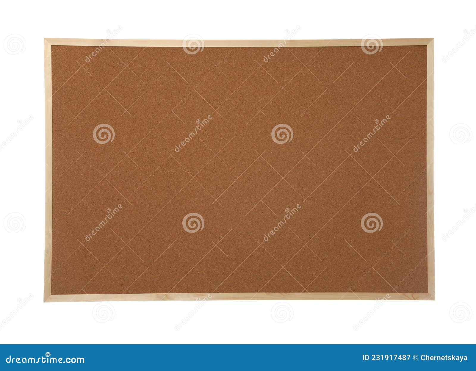 New Empty Cork Board Isolated on White Stock Image - Image of frame ...