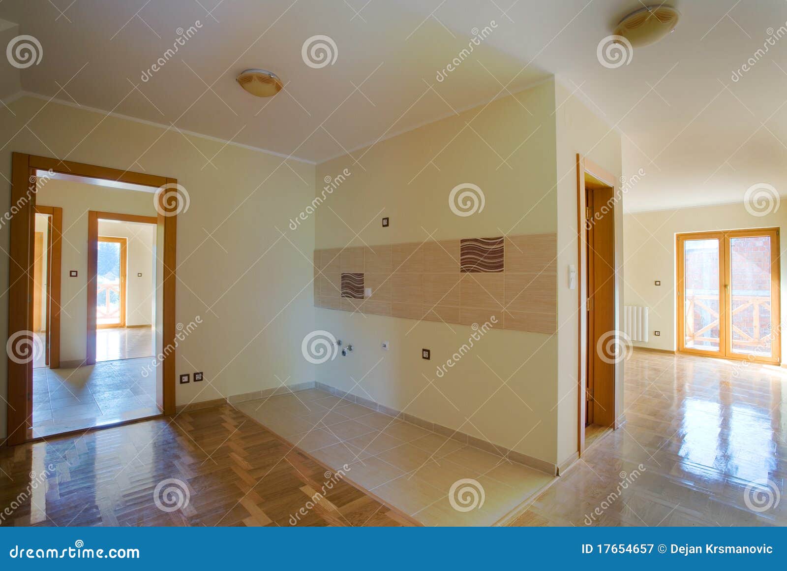 New Empty Flat stock image. Image of empty, dwelling - 17654657