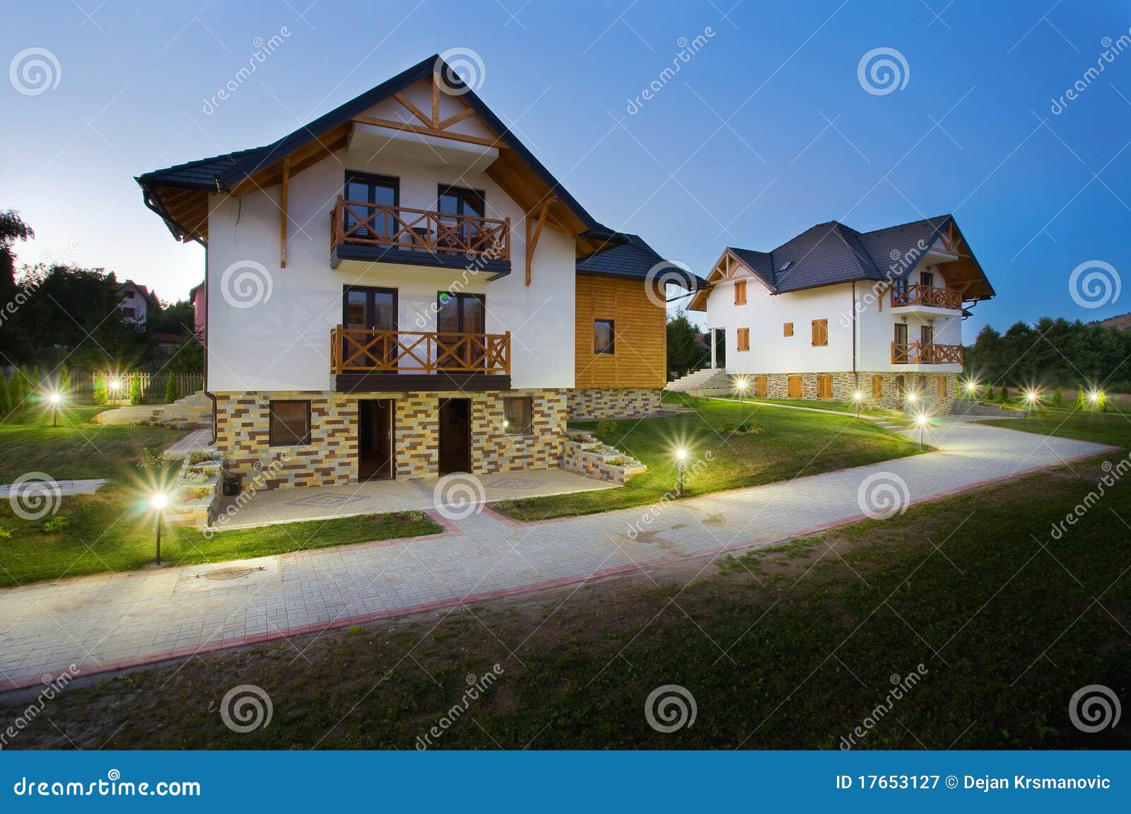 New Empty Houses stock image. Image of ambient, home - 17653127