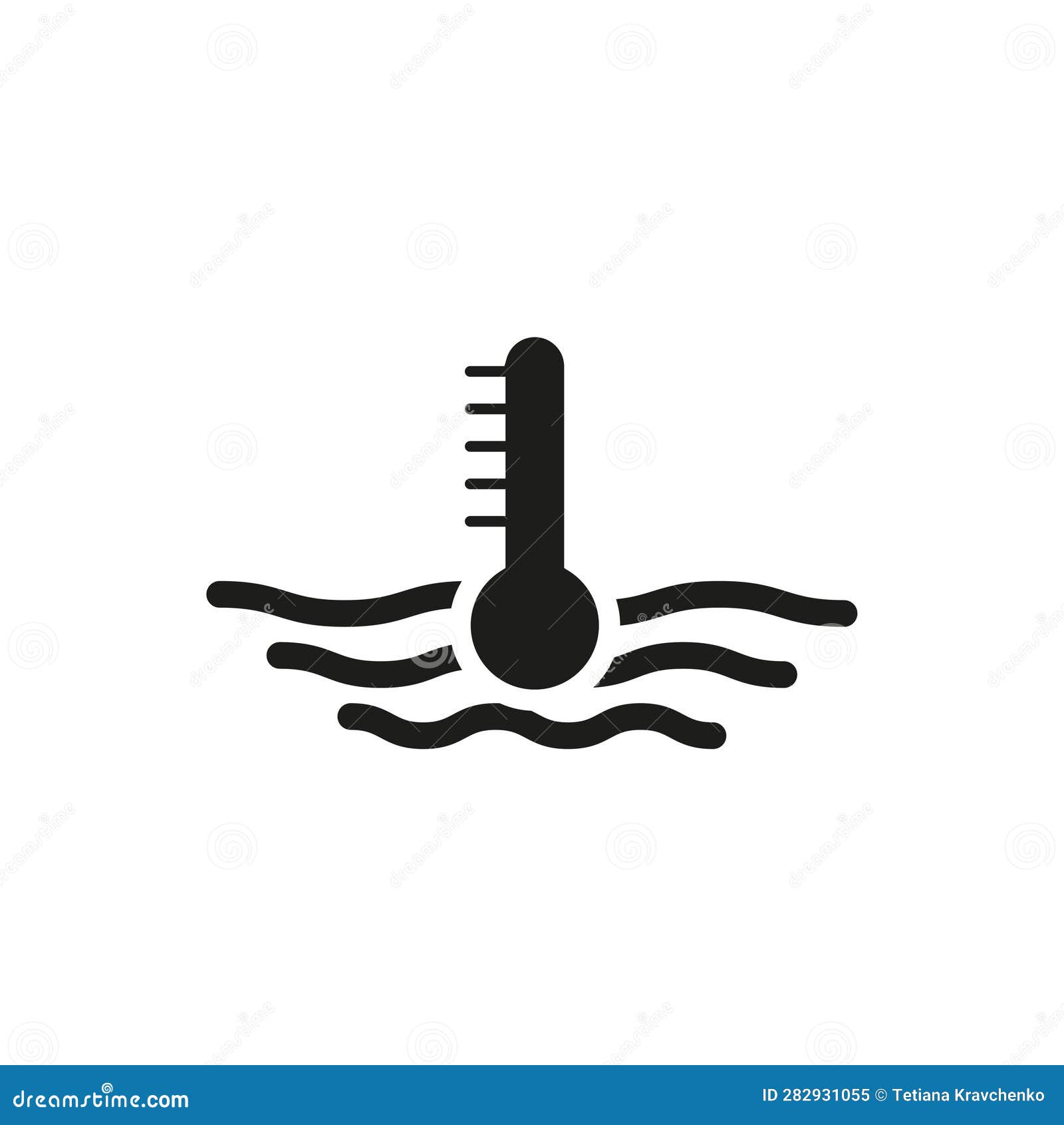 New Engine Coolant Temperature Icon. Vector Illustration. Stock Image ...