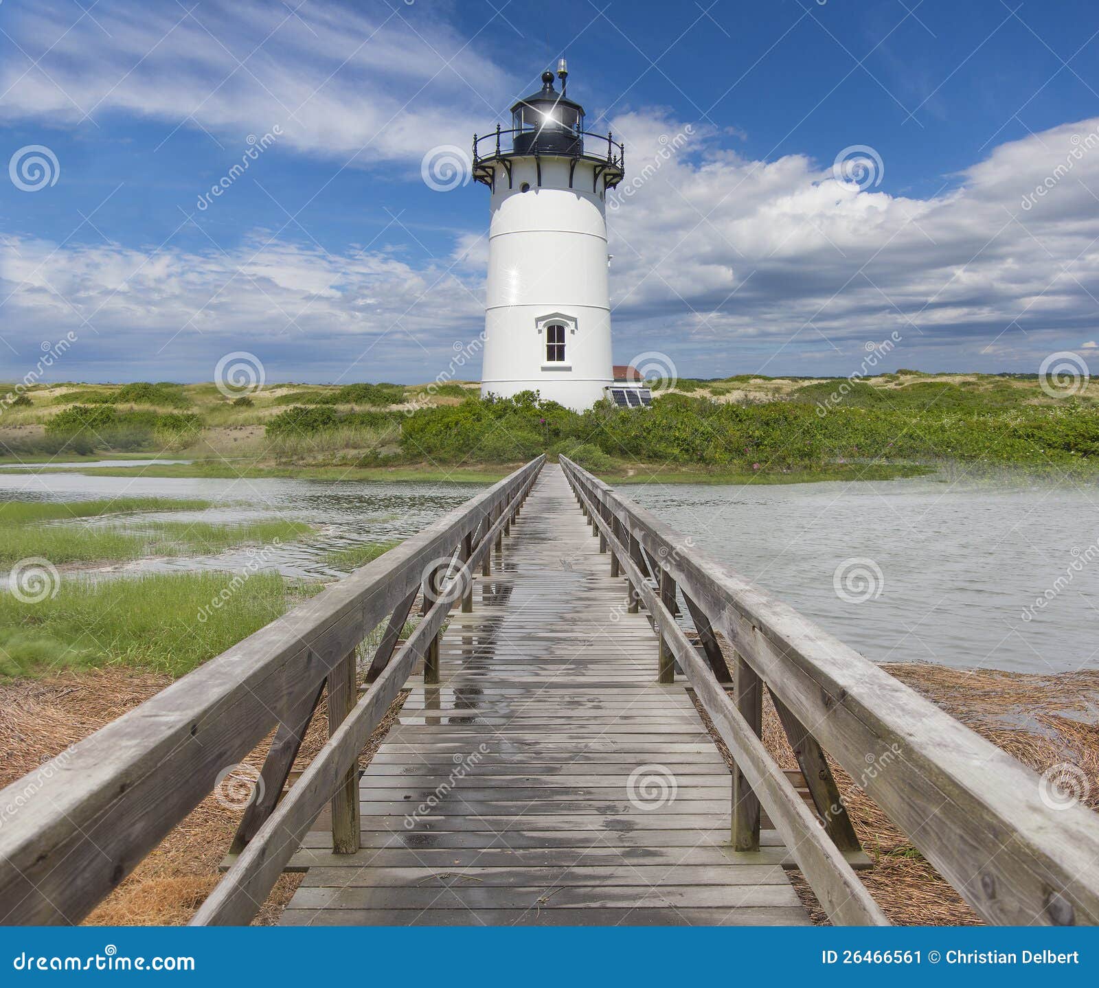 New England Lighthouse In Lighthouse Point Park In New Haven Con ...