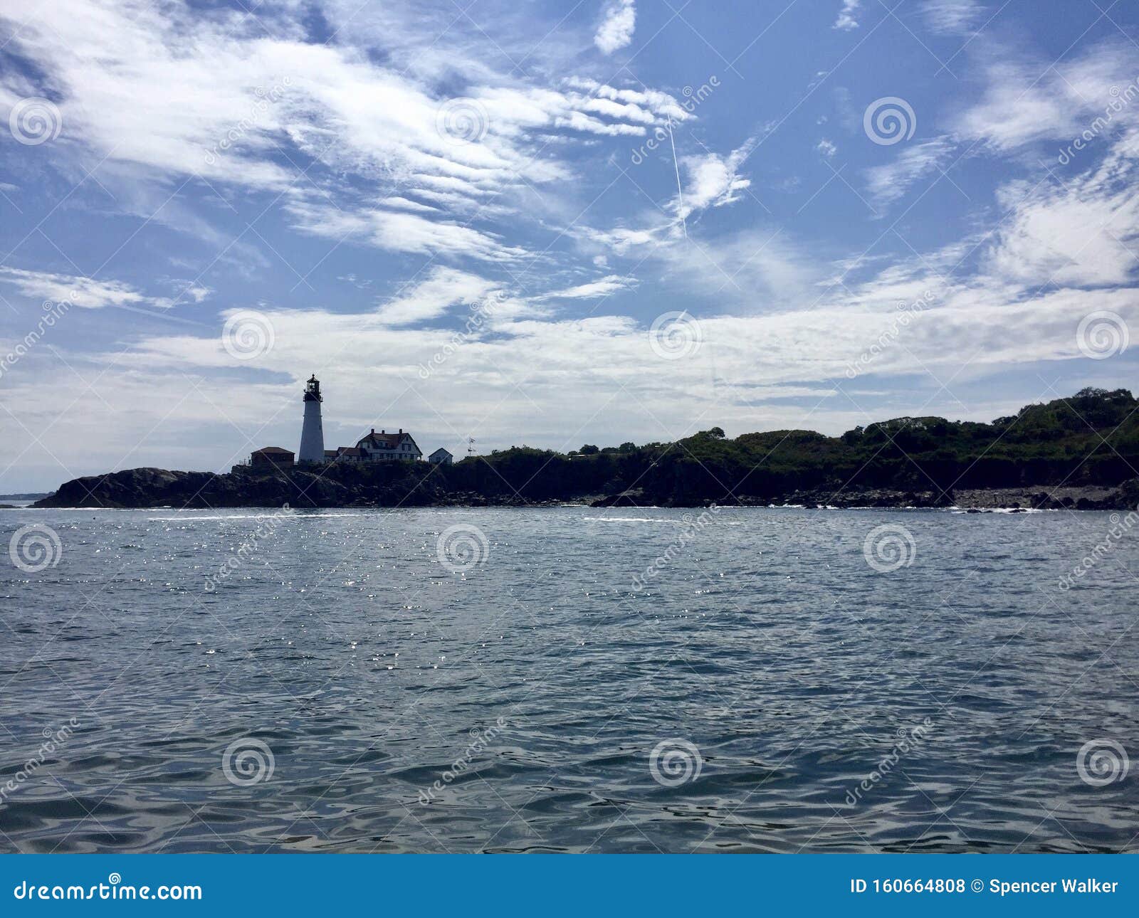 New England Lighthouse In Lighthouse Point Park In New Haven Con ...