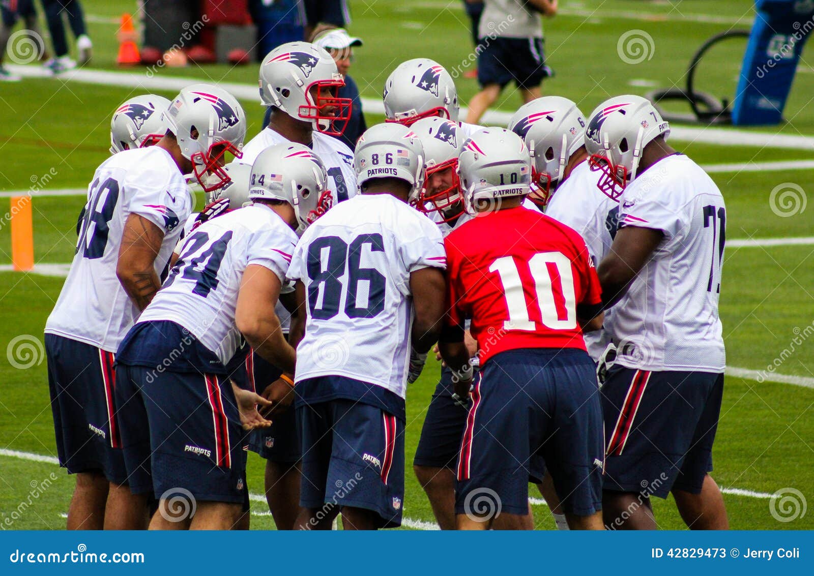 New England Patriots Training Camp. Editorial Stock Photo - Image of ...