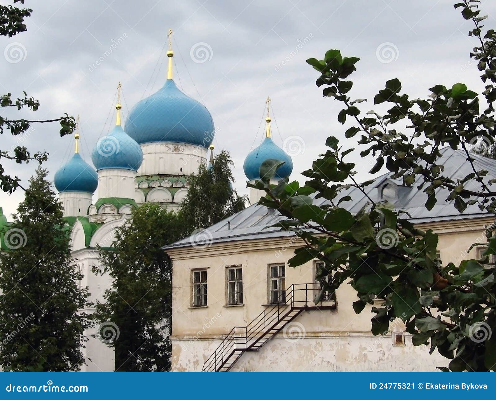 New Epiphany Cathedral, Epiphany Monastery, Uglich Stock Image - Image ...