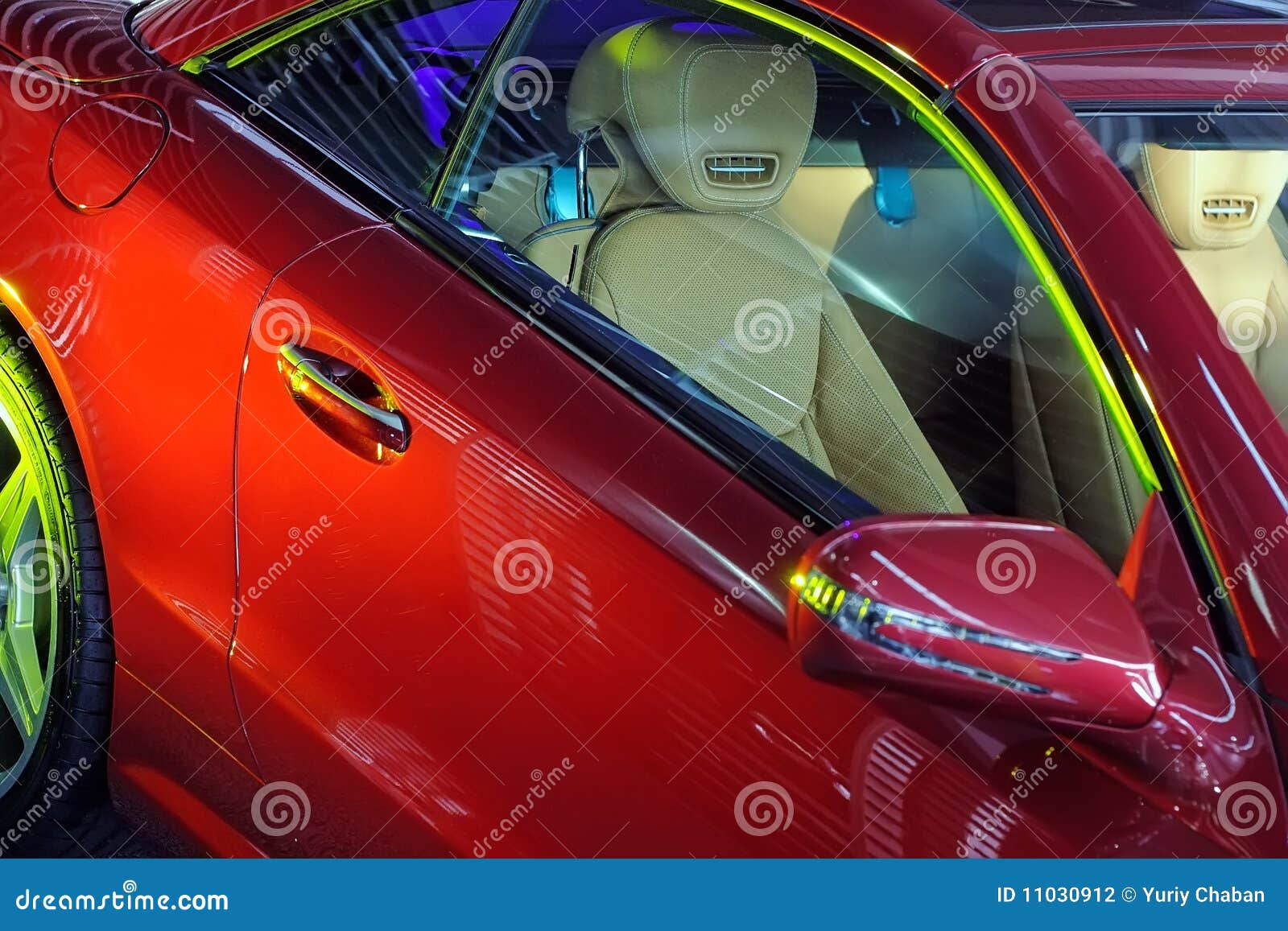 New Expensive Sport Red Car Stock Photo - Image of elegance, design ...
