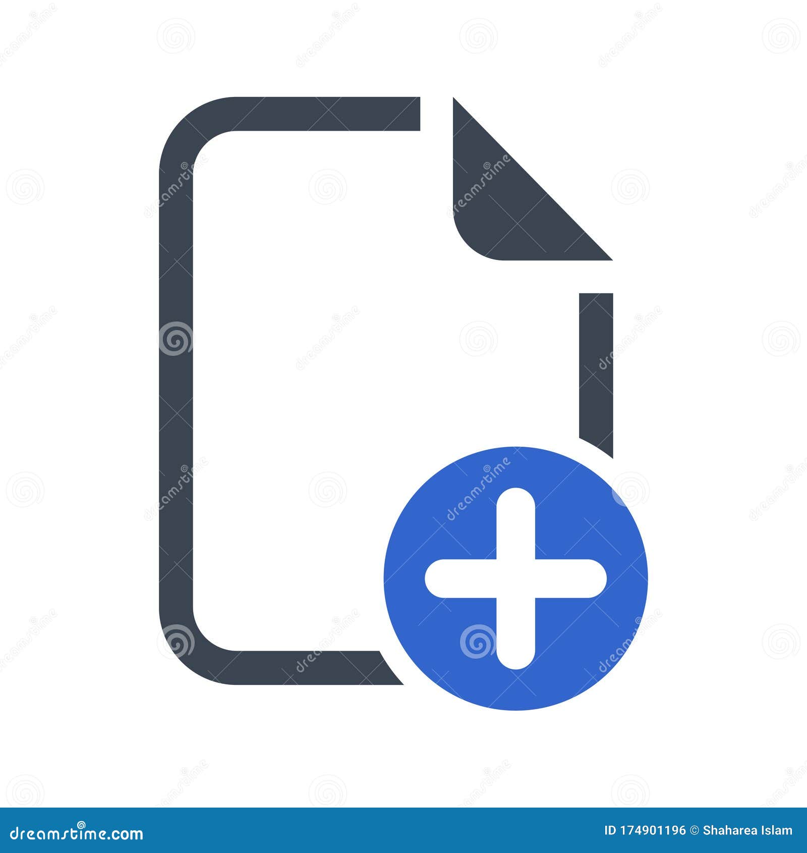 New file icon stock vector. Illustration of sign, vector - 174901196