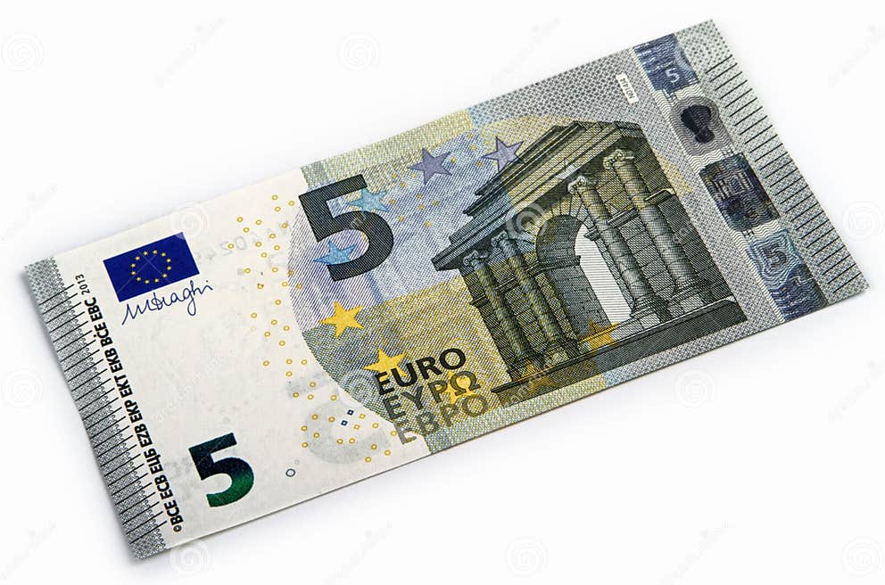 New five euro stock image. Image of winner, growth, financial - 30972499