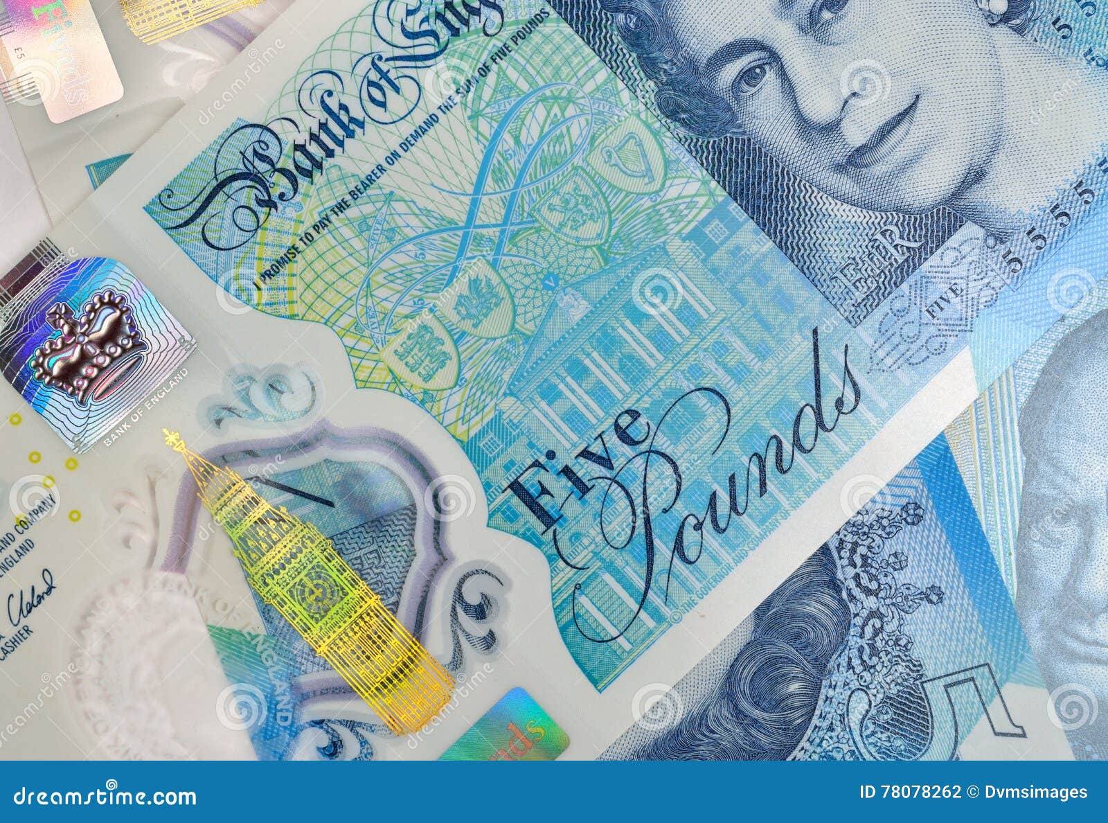 Five Pound Notes editorial photography. Image of note - 78078262