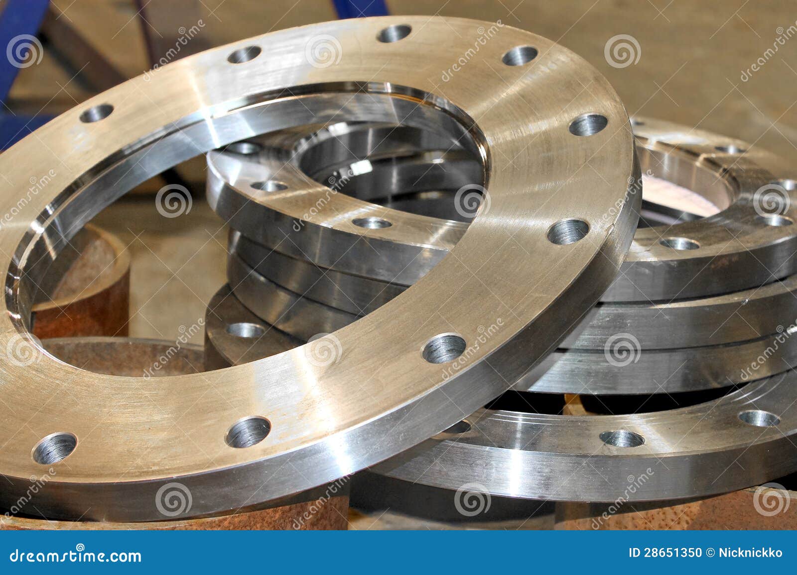 New flanges stock photo. Image of engineering, machine - 28651350