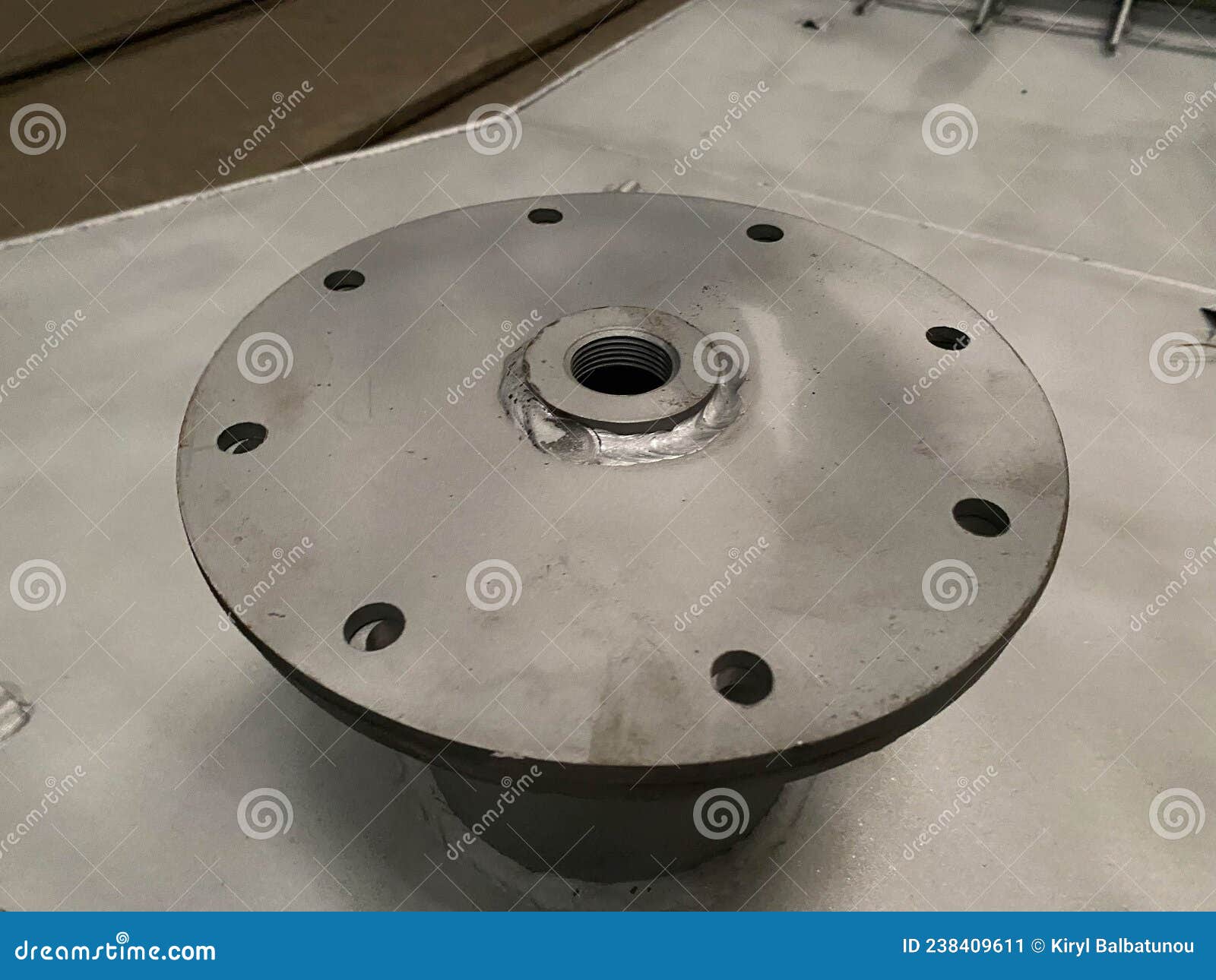 New Flanges in the Workshop of the Plant Stock Image - Image of ...