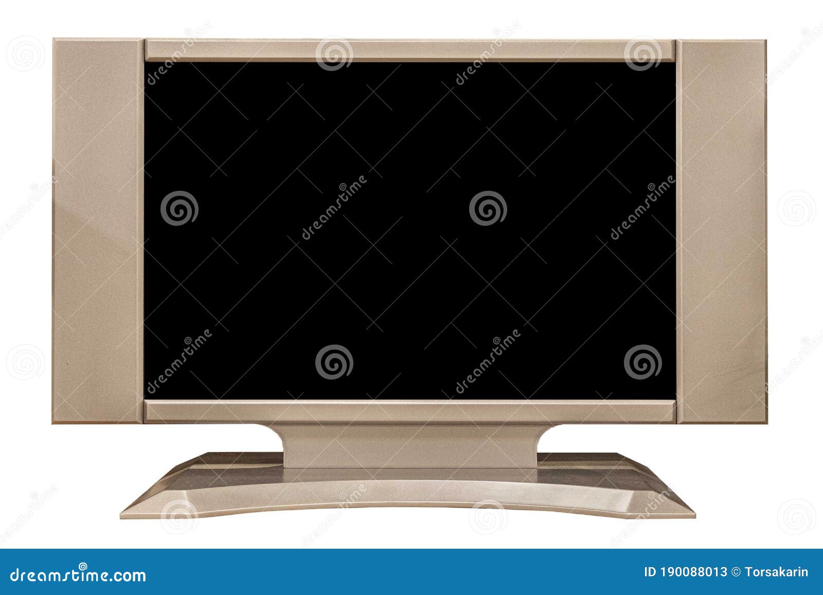 New Flat Screen TV Isolated Stock Image - Image of hdtv, shape: 190088013