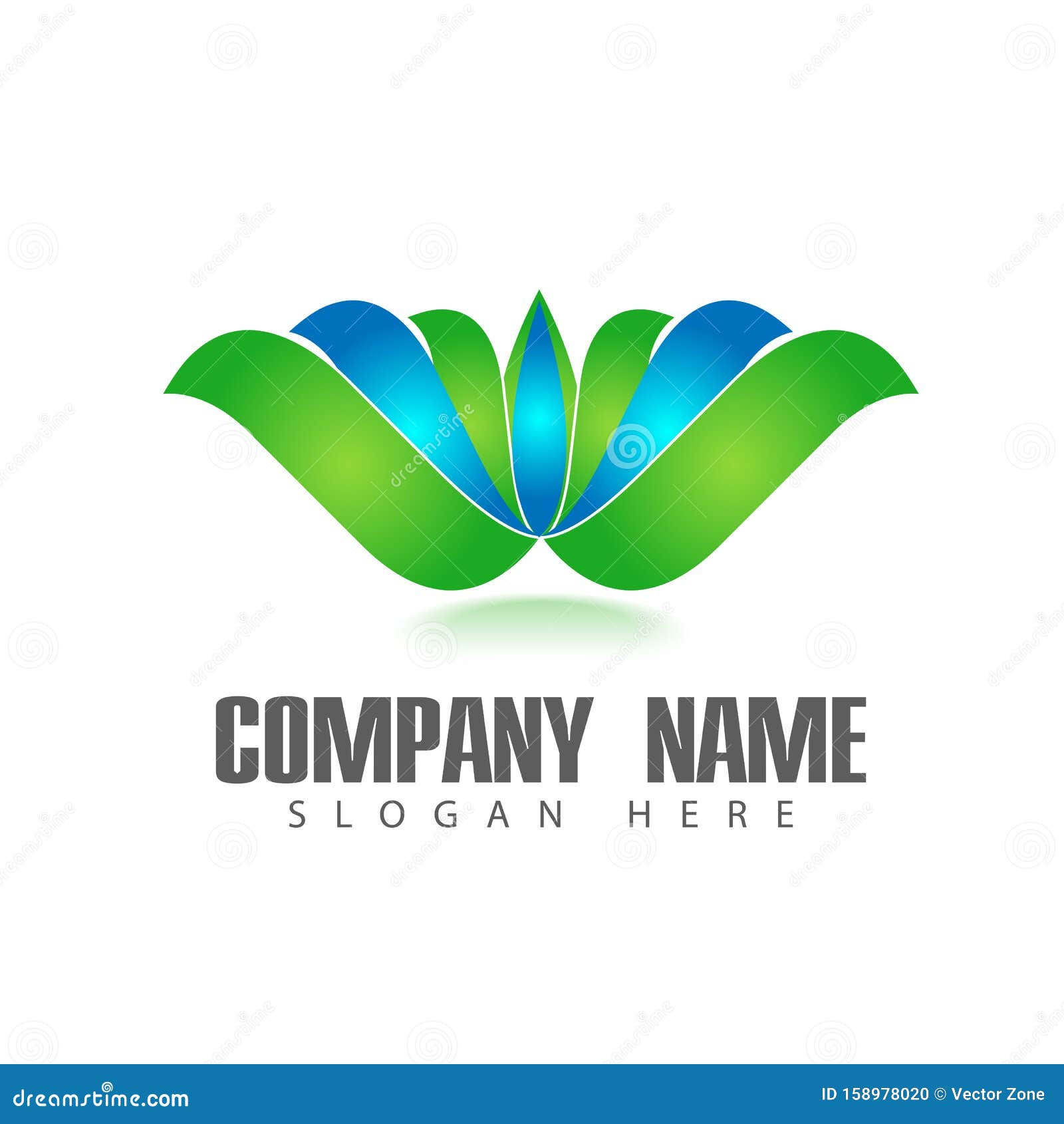 New flower type logo stock vector. Illustration of game - 158978020