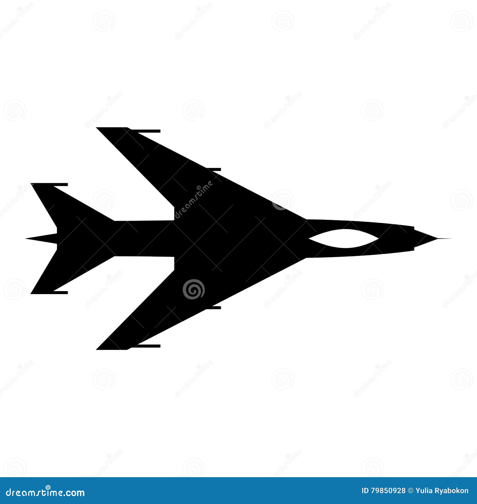 New Flying Jet Fighter Simple Icon Stock Vector - Illustration of ...
