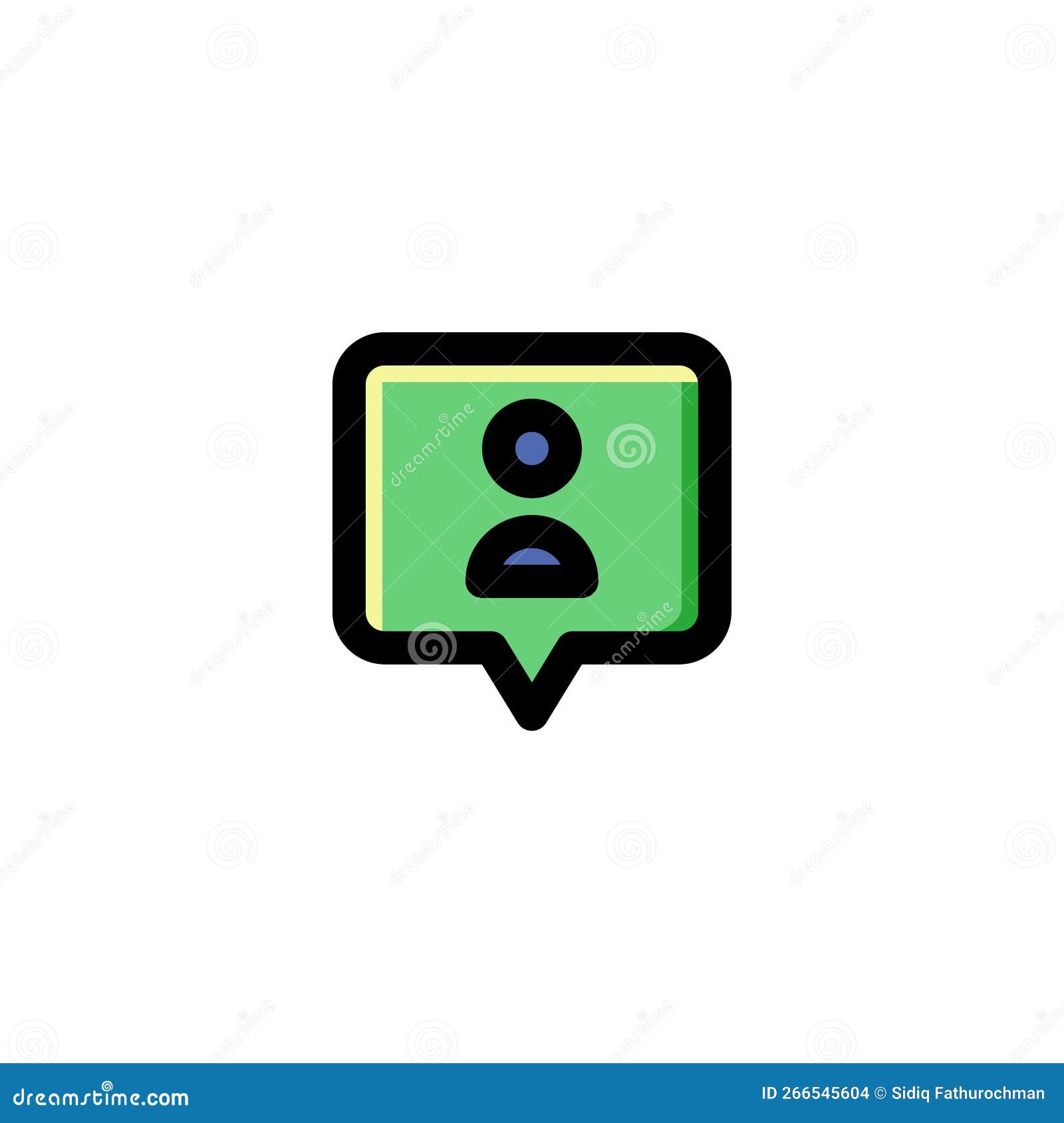 New Follower Icon stock vector. Illustration of human - 266545604