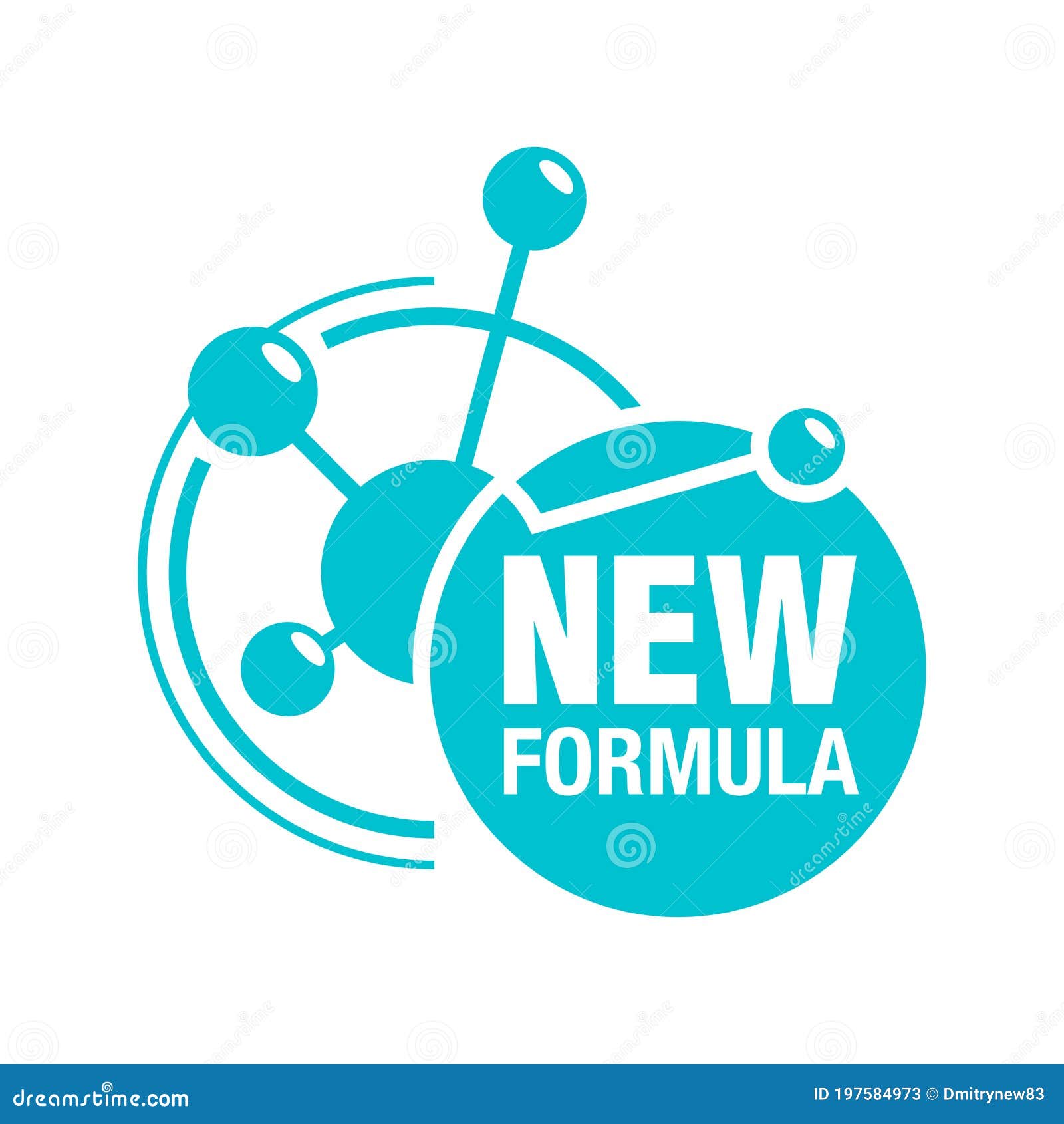 New Formula Icon in Circular Form Stock Vector - Illustration of ...