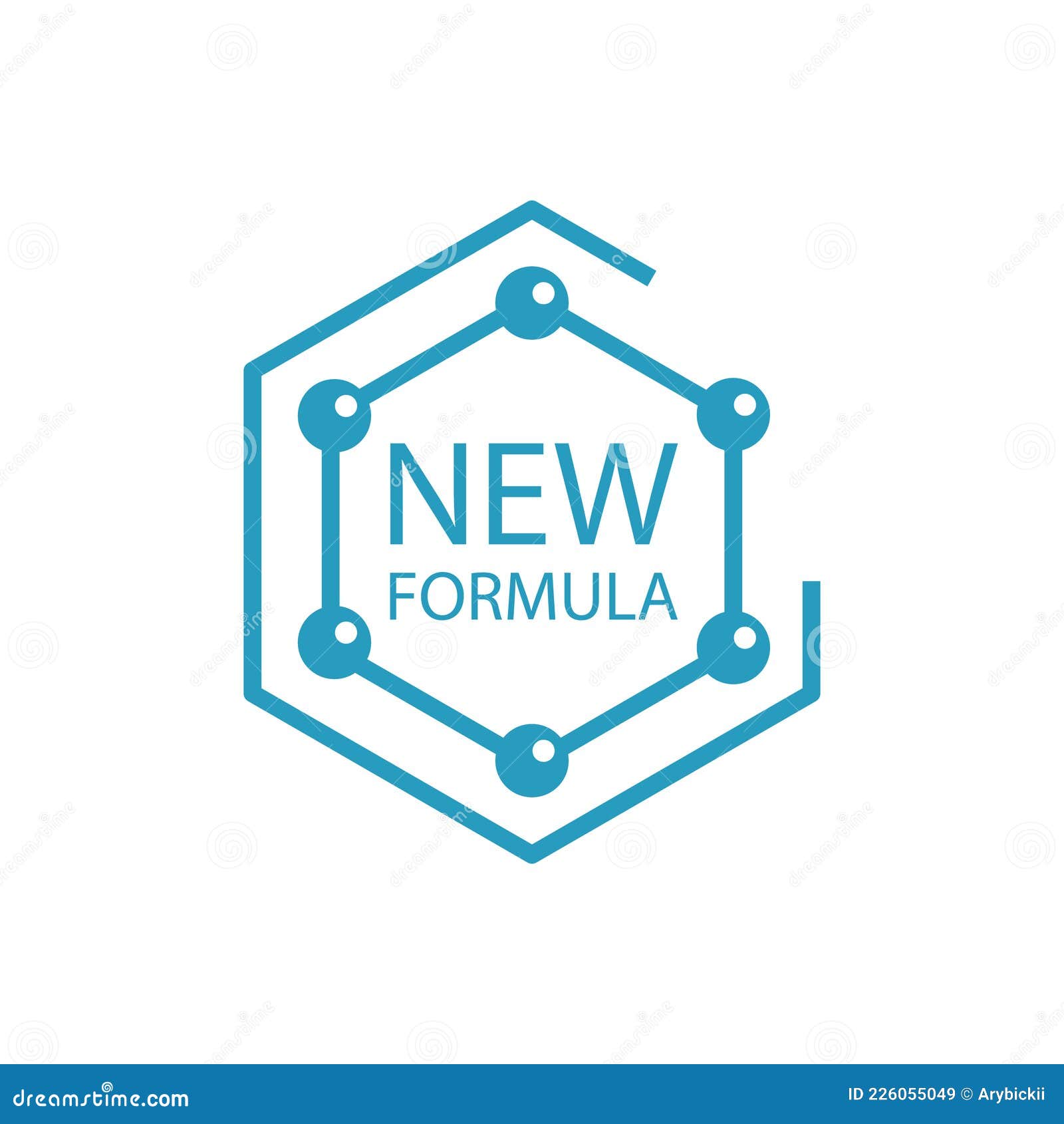 New formula stamp stock vector. Illustration of advertising - 226055049