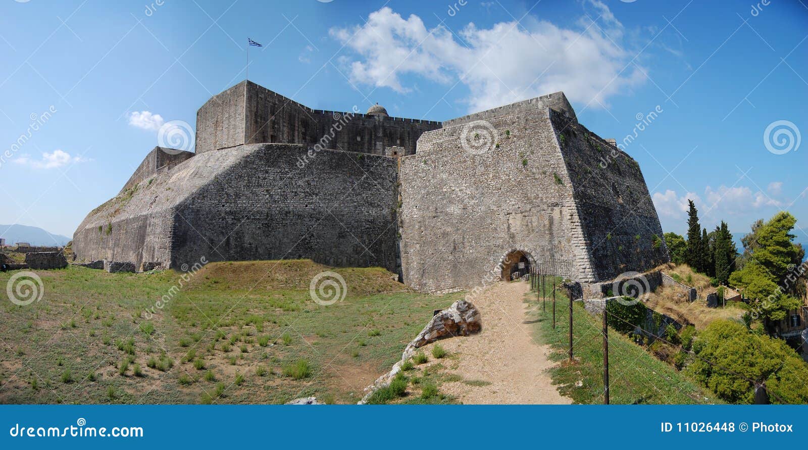 New Fort stock photo. Image of fort, battle, kerkyra - 11026448
