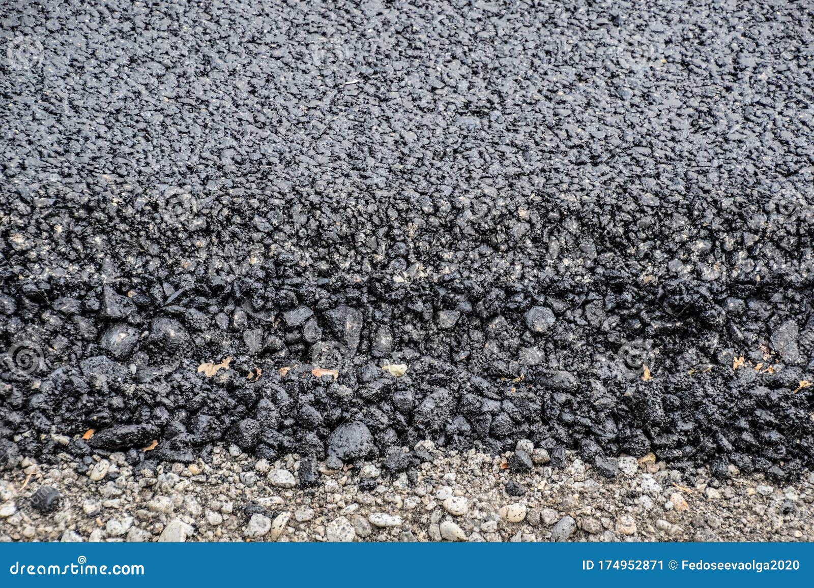New Fresh Asphalt. Edge of New Road from the Asphalt Stock Image ...