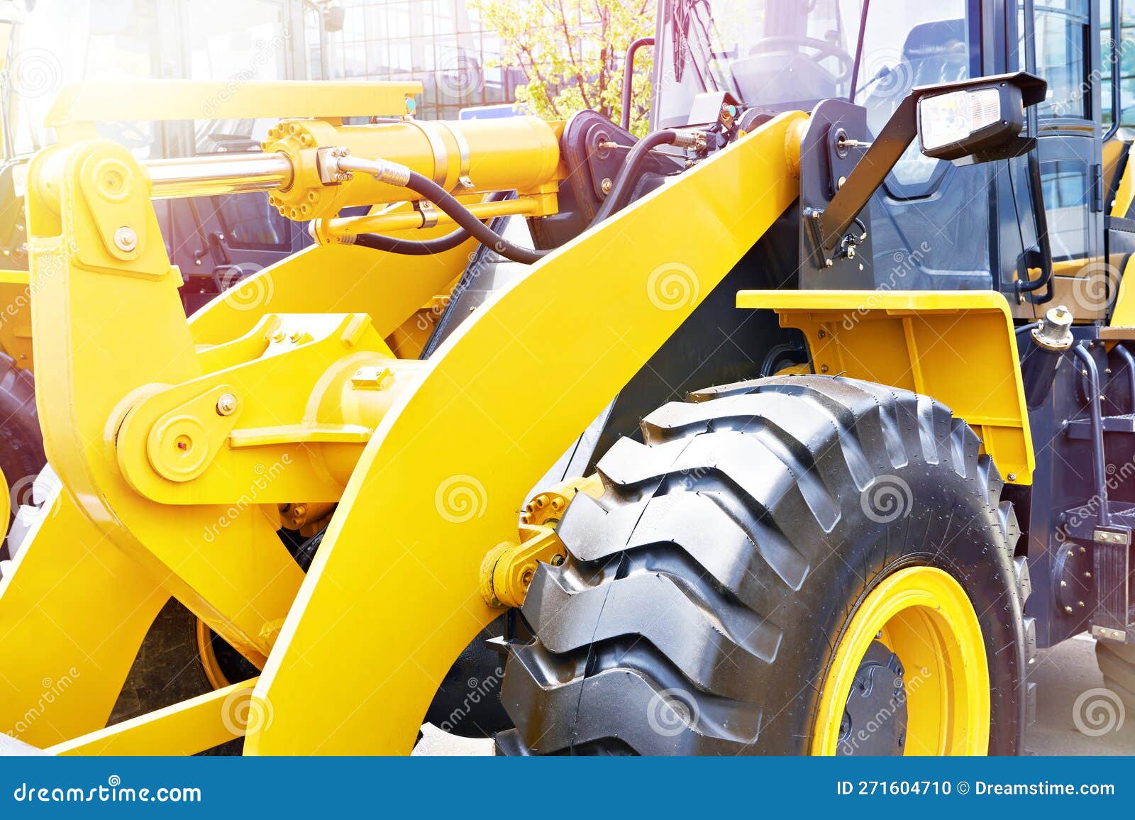 New front loader stock photo. Image of loader, equipment - 271604710