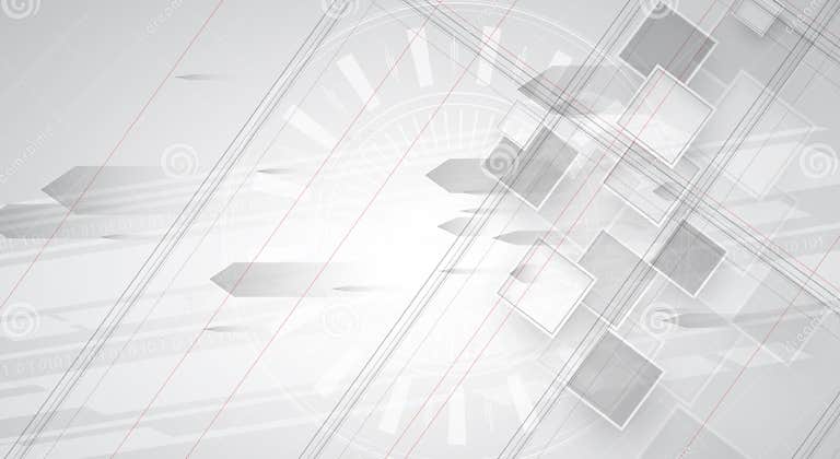 New Future Technology Concept Abstract Background Stock Illustration ...