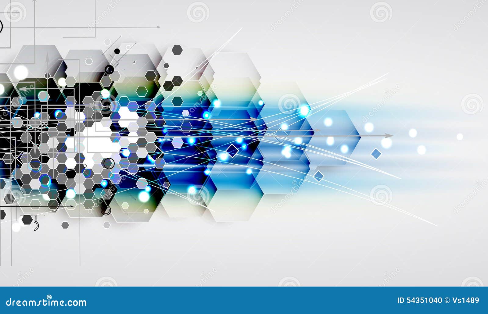 New Future Technology Concept Abstract Background Stock Vector ...