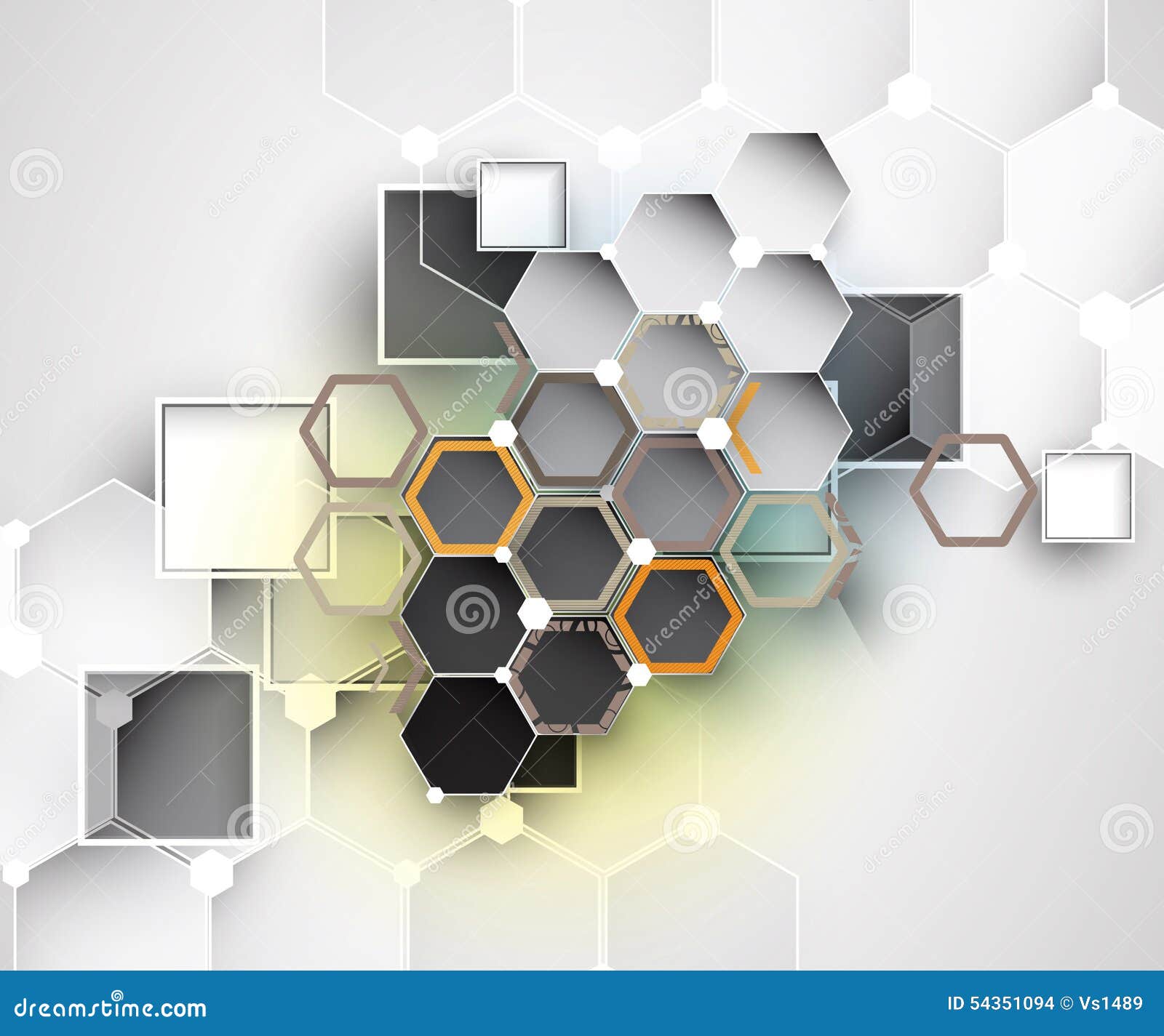 New Future Technology Concept Abstract Background Stock Vector ...