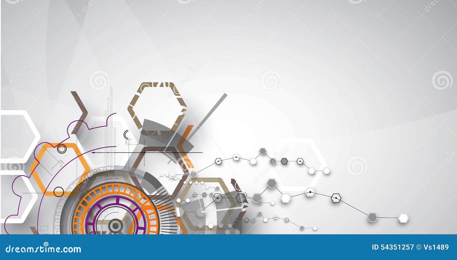 New Future Technology Concept Abstract Background Stock Vector ...