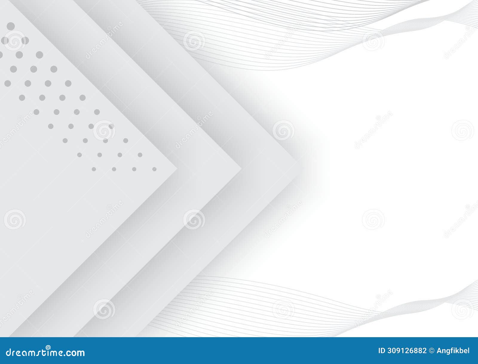New Future White Wave Technology Concept Abstract Background Stock ...