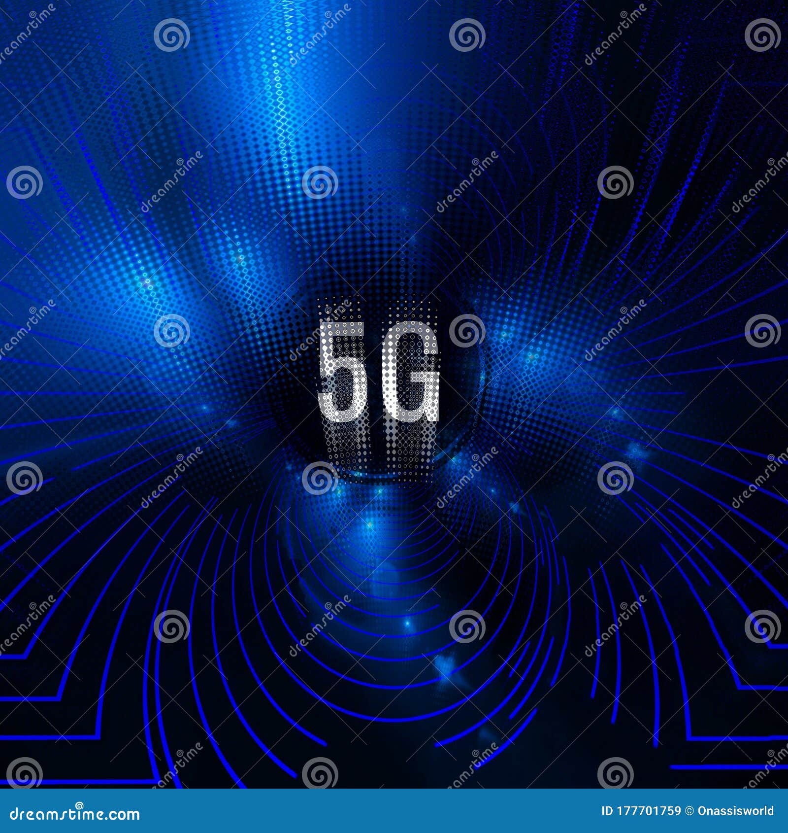The New 5G Telecommunications Network Stock Image - Image of ...