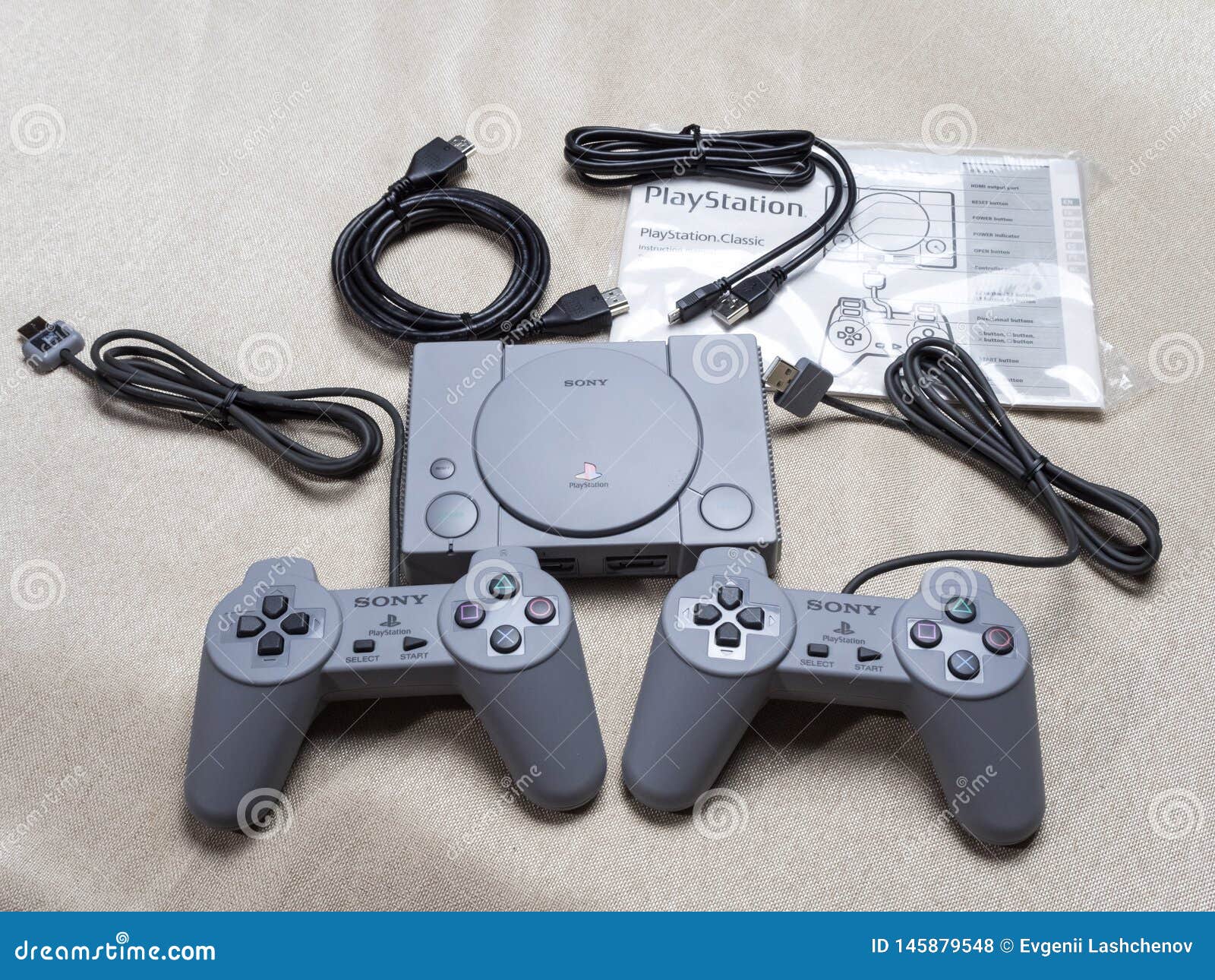 New Game Console Sony PlayStation with Joysticks 07 04 2019 Editorial ...