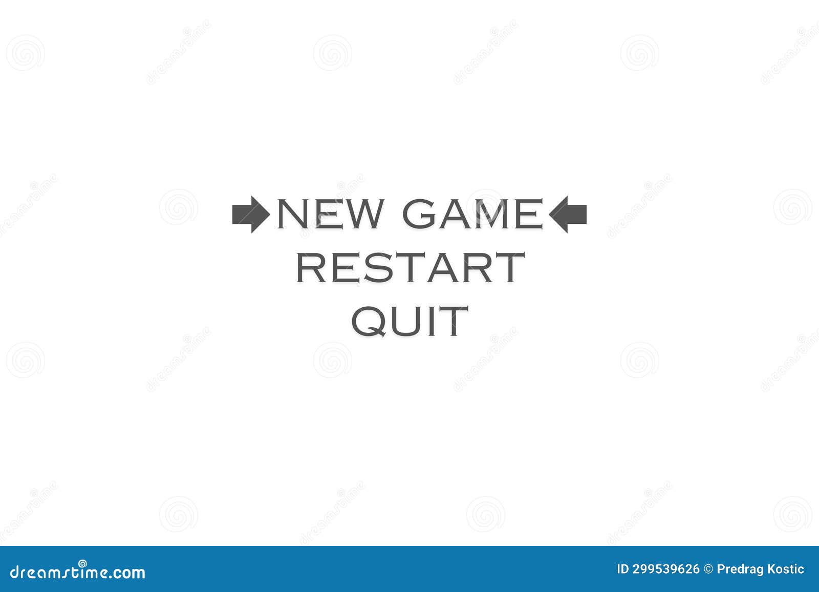 New game logo stock photo. Image of adventuretime, game - 299539626