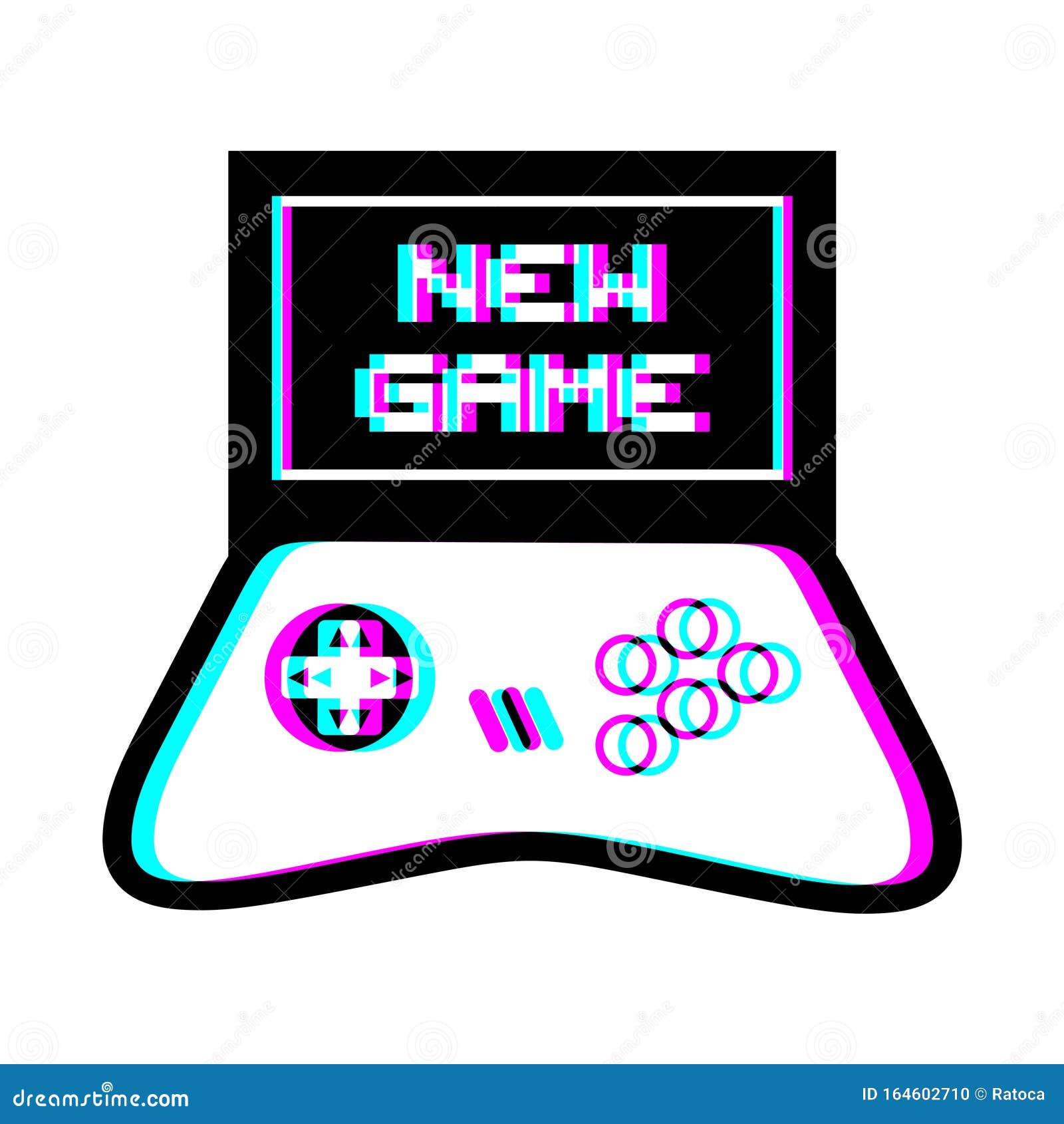 New game symbol stock vector. Illustration of vector - 164602710