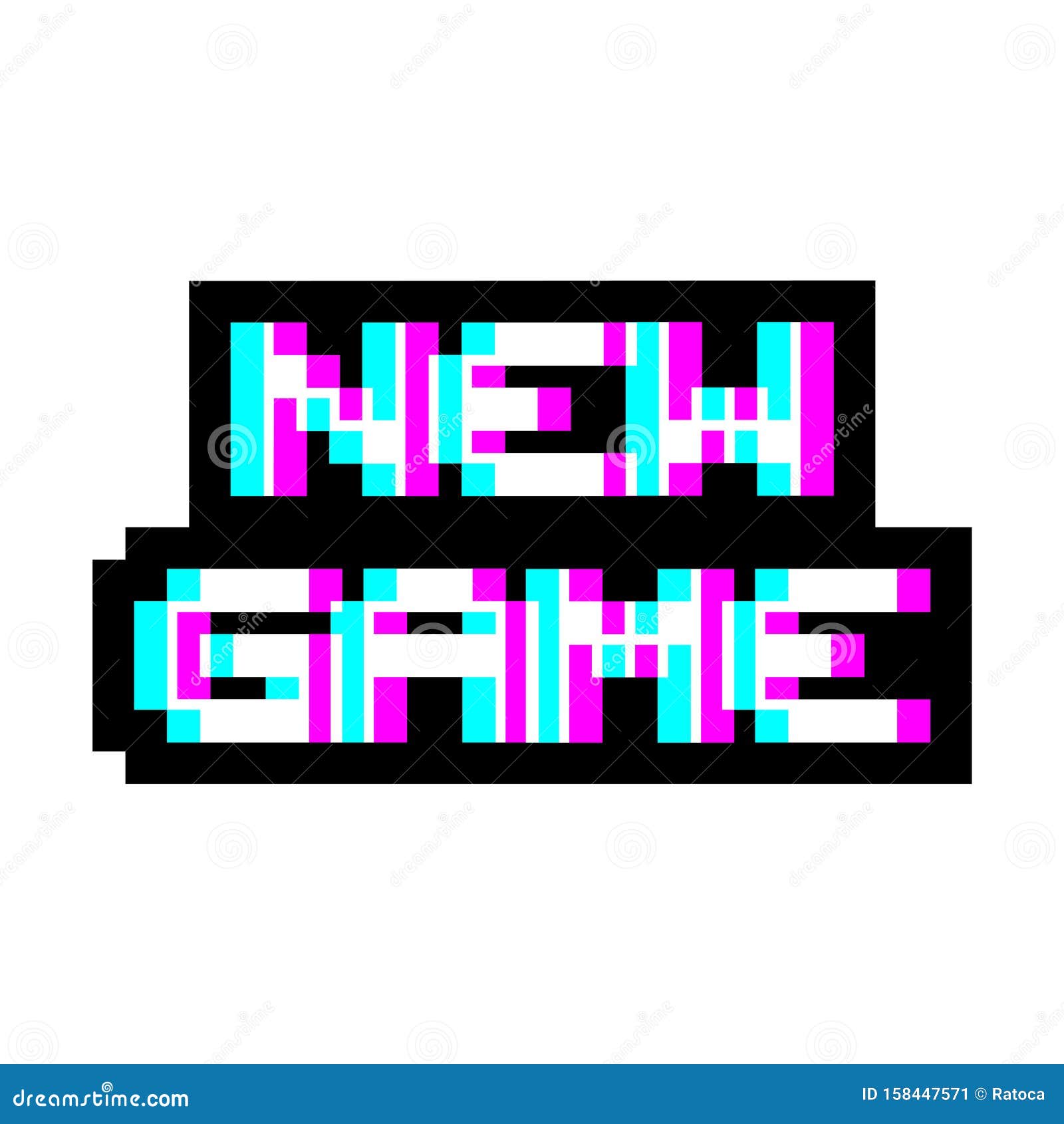 New game symbol stock vector. Illustration of visual - 158447571