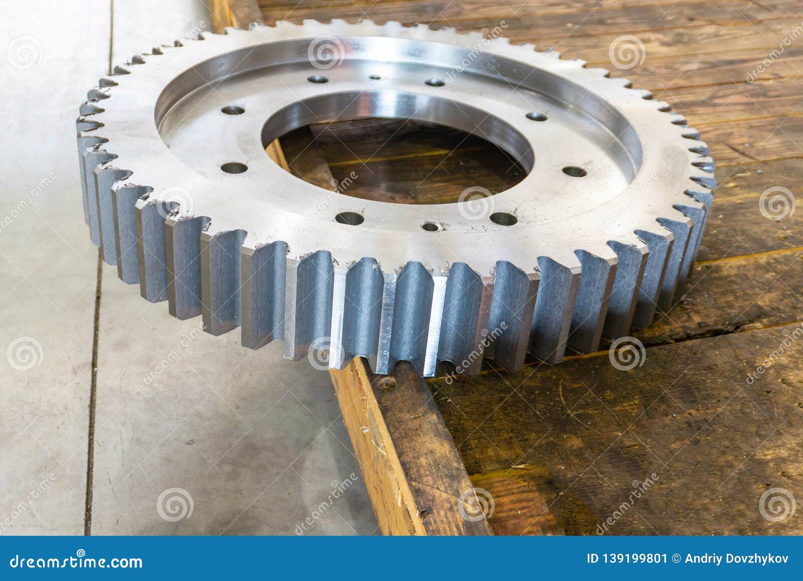 New Gear on the Rack after Production Stock Image - Image of black ...