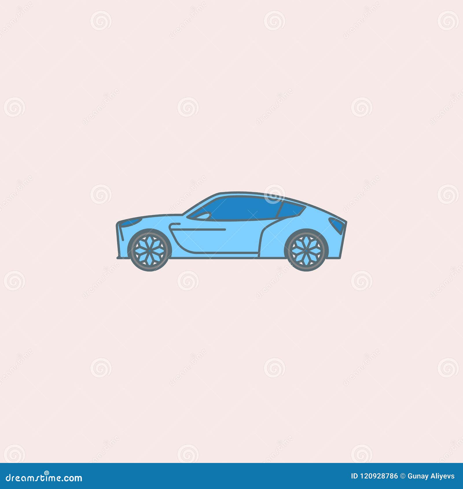 A New Generation Car Field Outline Icon. Element of Generation Icon for ...