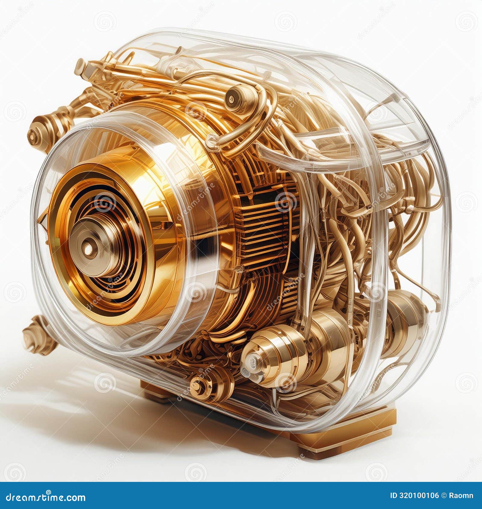 New Generation Electro Fusion Engine Abstract Scifi Illustration, AI ...