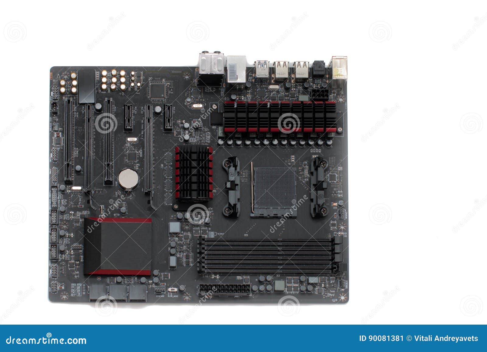 A New Generation of Motherboards Stock Image - Image of device, board ...