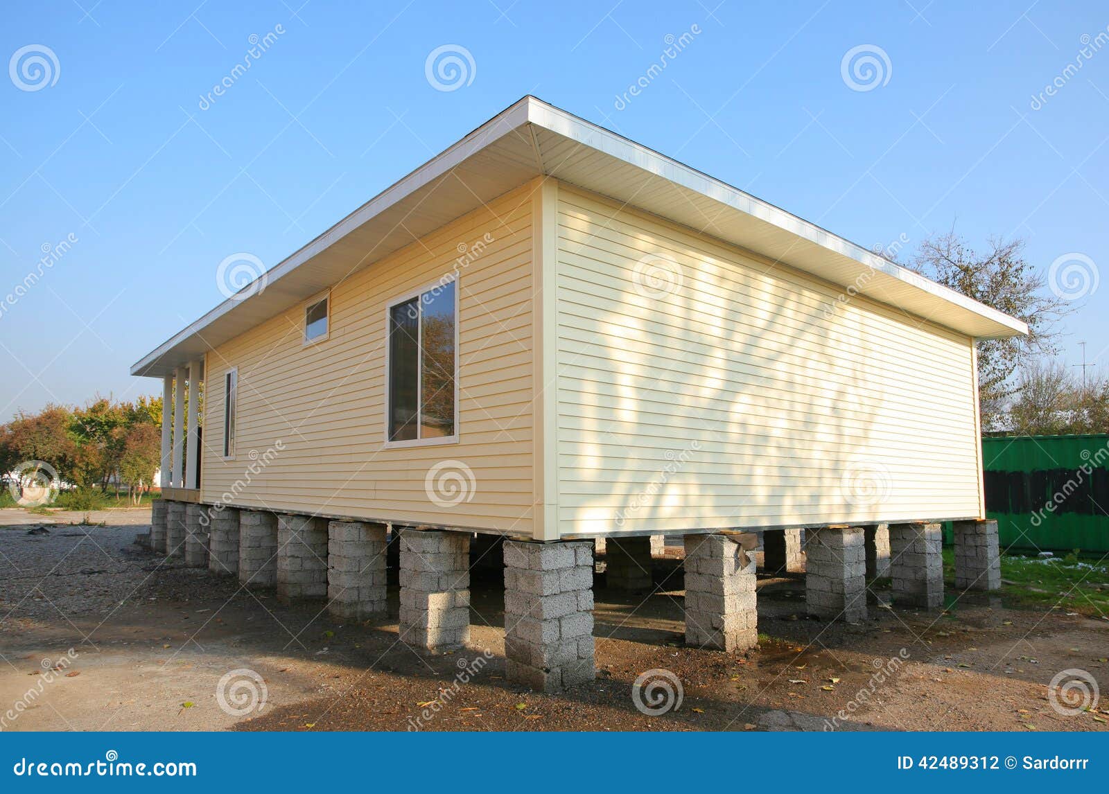 Generic House Facade With Balconies Stock Image | CartoonDealer.com ...