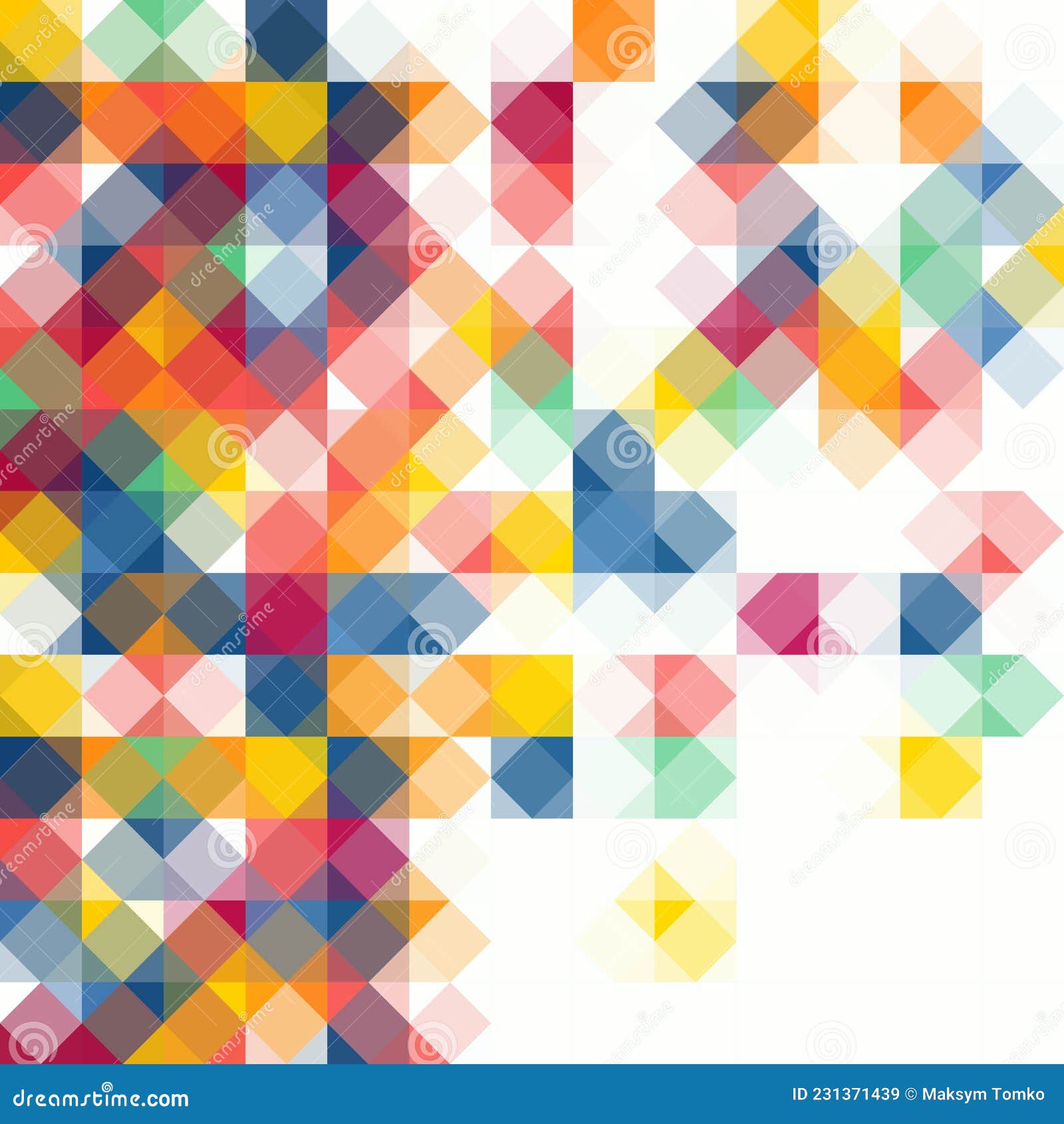 New Geometric Abstract Background Texture Pixels Cell Rhombus Vector ...