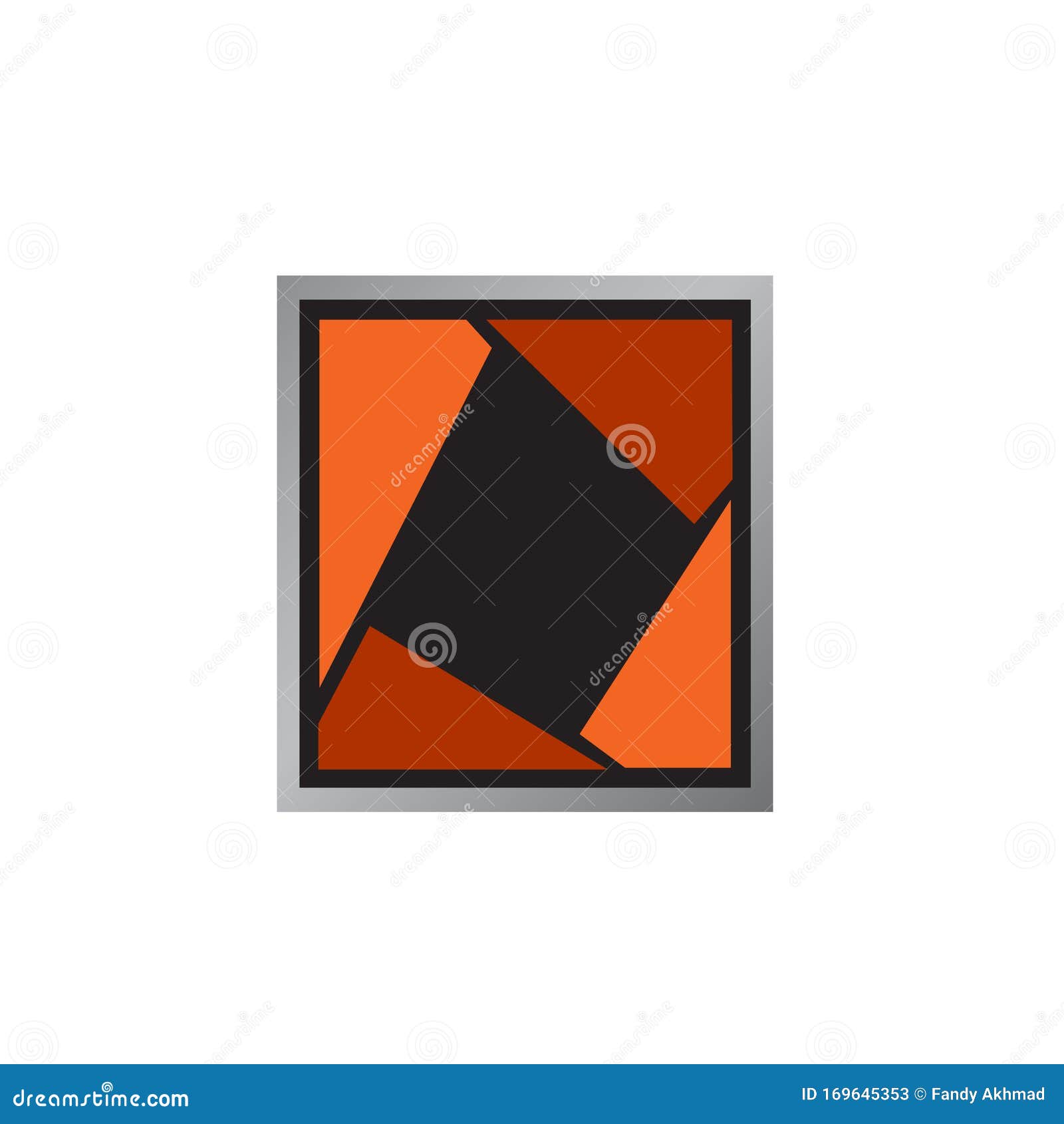 New Geometric Shape Stacked Square Shape Logo Design Element Vector ...