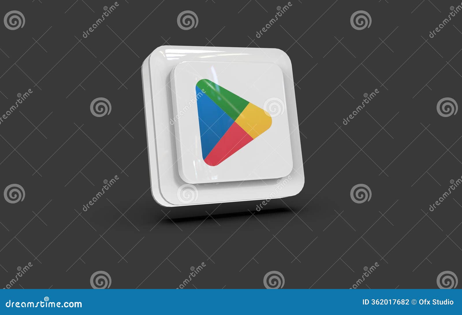 New Google Play Store App Button Rendering, Logo for Marketing Design Stock Photo - Image of ...