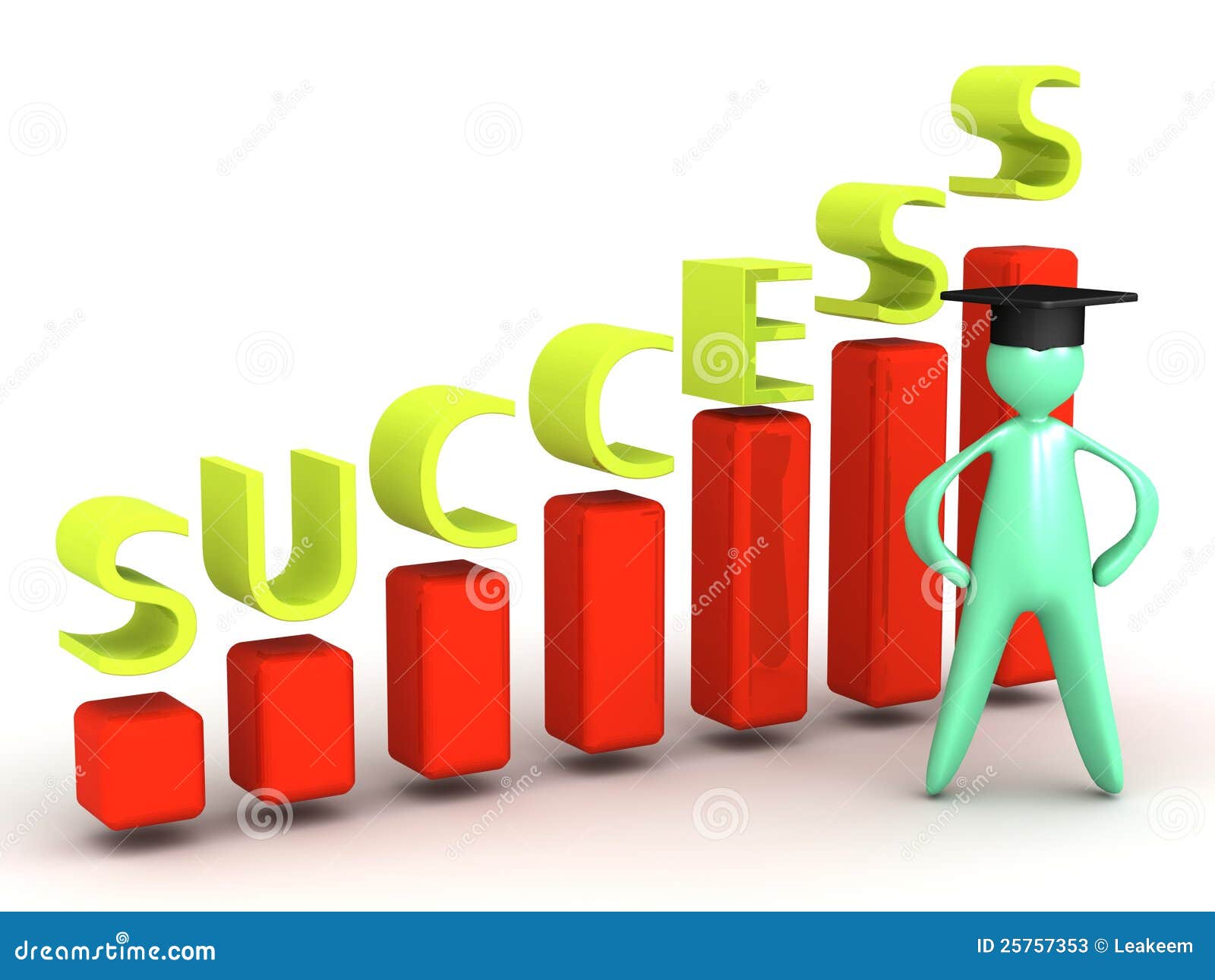 New graduate success stock illustration. Illustration of succeed - 25757353