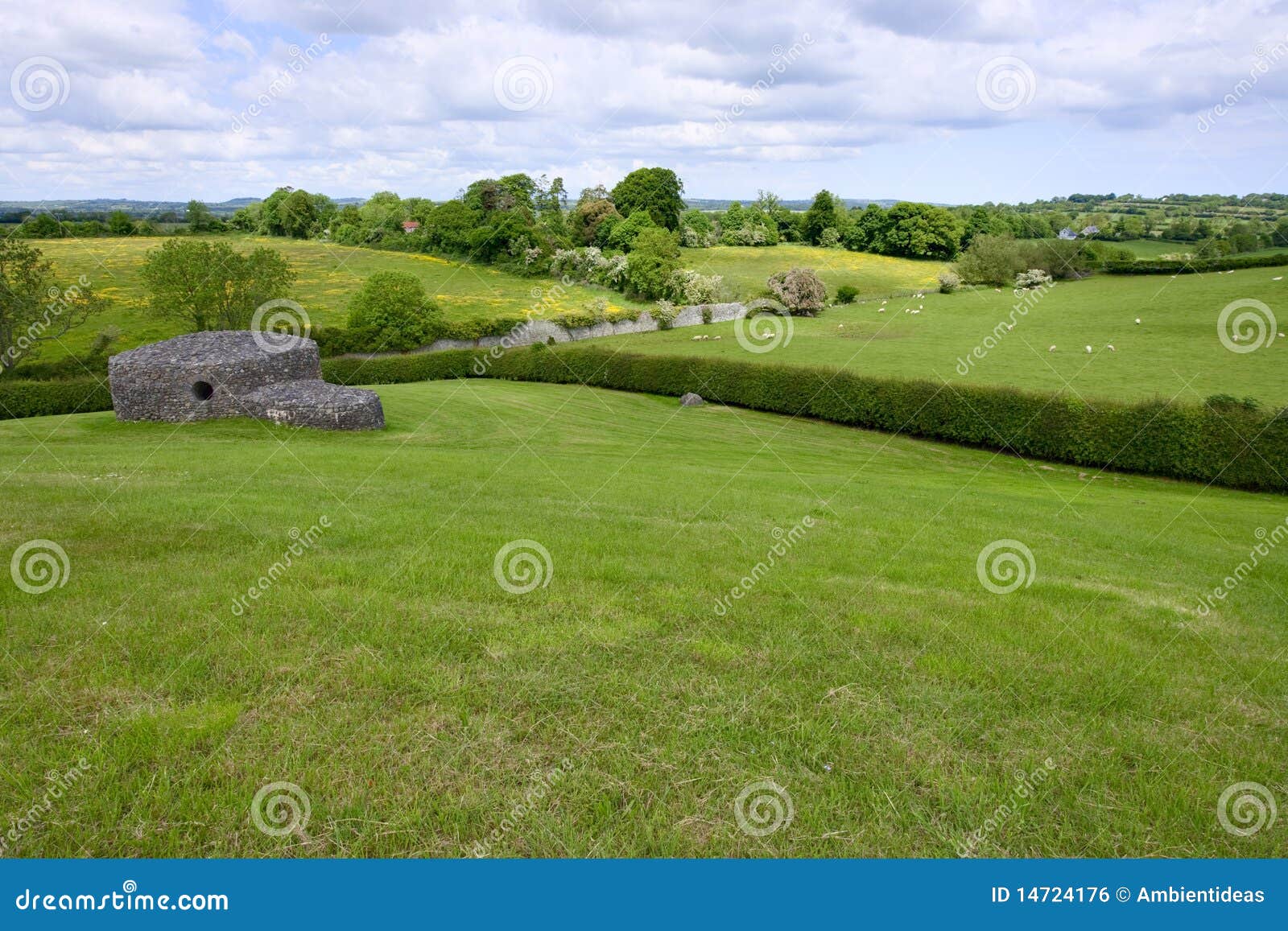 New Grange Pasture Area stock photo. Image of europe - 14724176