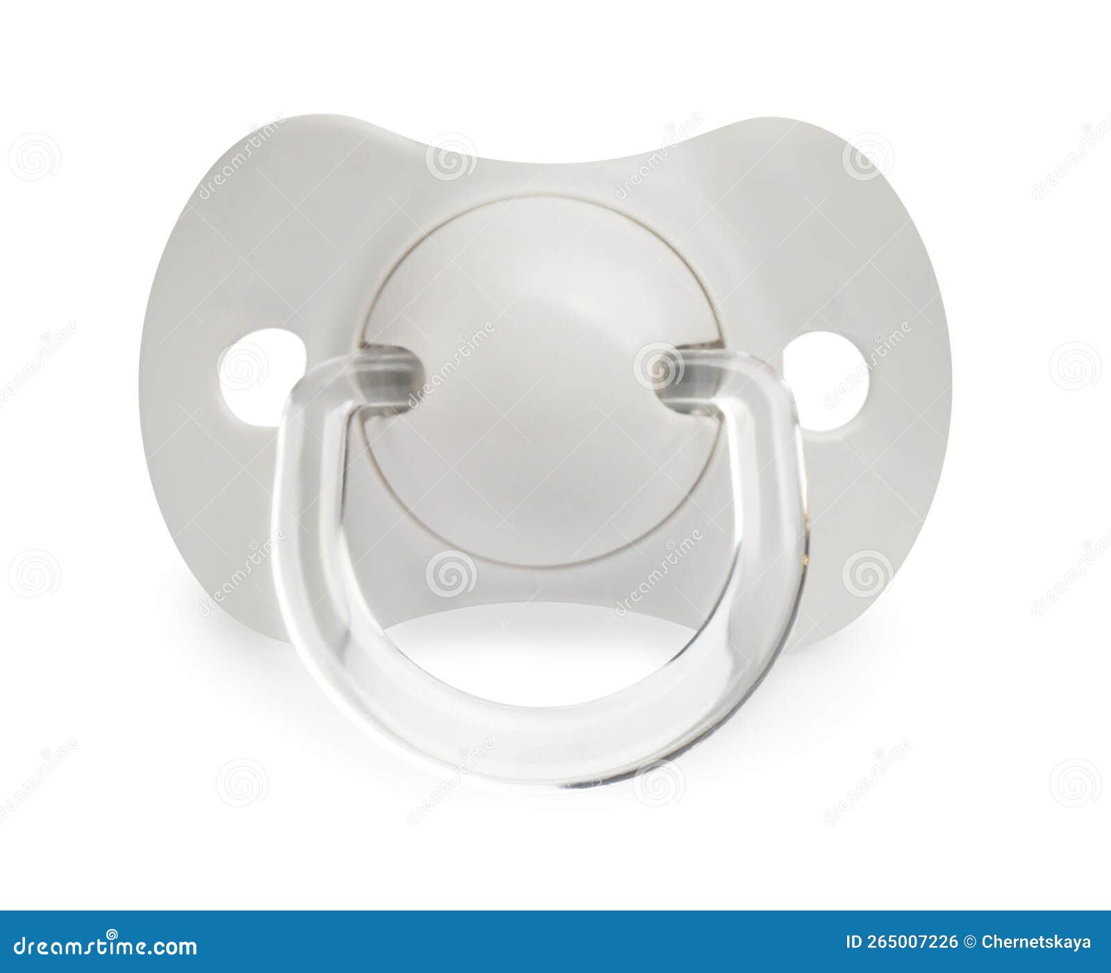 New Grey Baby Pacifier Isolated on White Stock Photo - Image of love ...