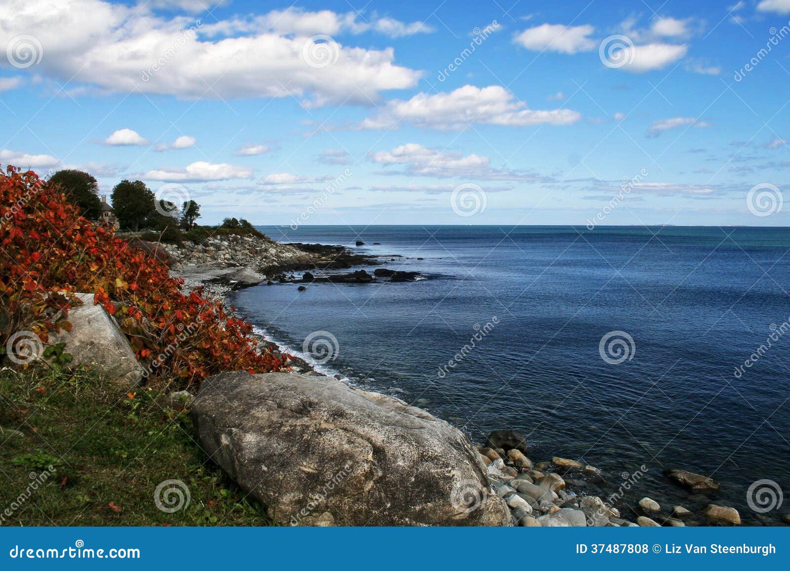 New Hampshire Coastline stock photo. Image of coastline - 37487808