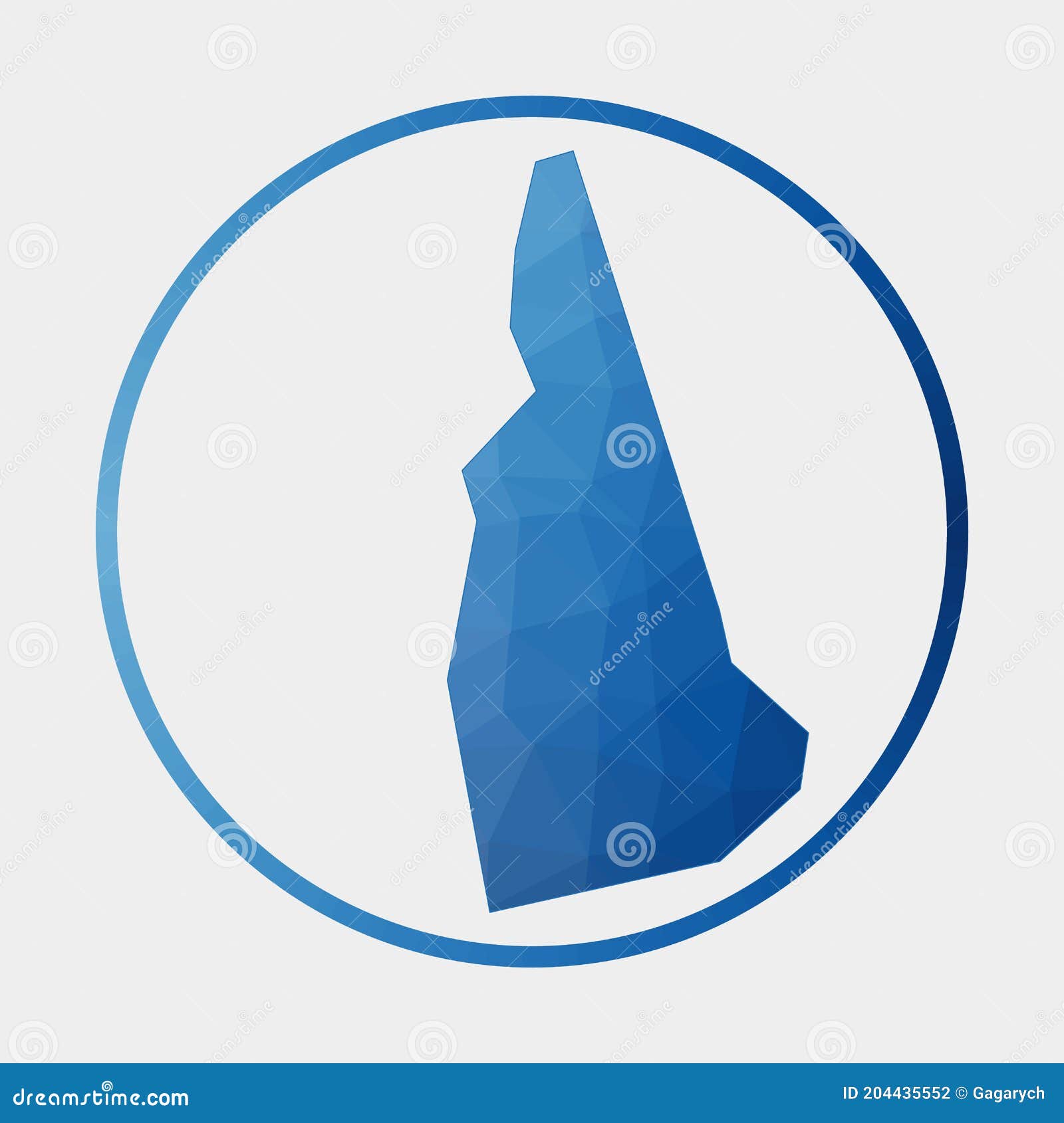 New Hampshire icon.. stock vector. Illustration of country - 204435552