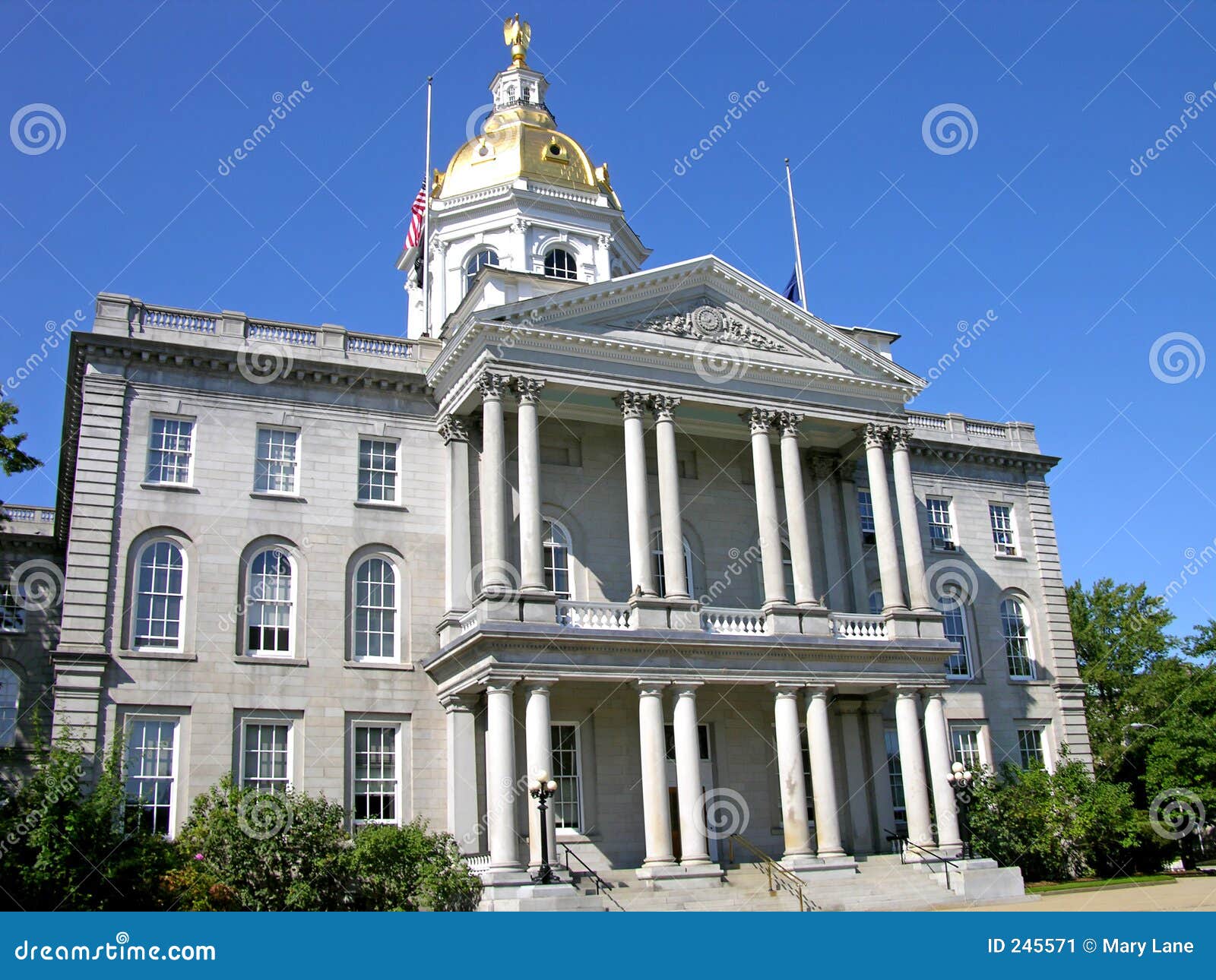 New Hampshire State House stock image. Image of government - 245571