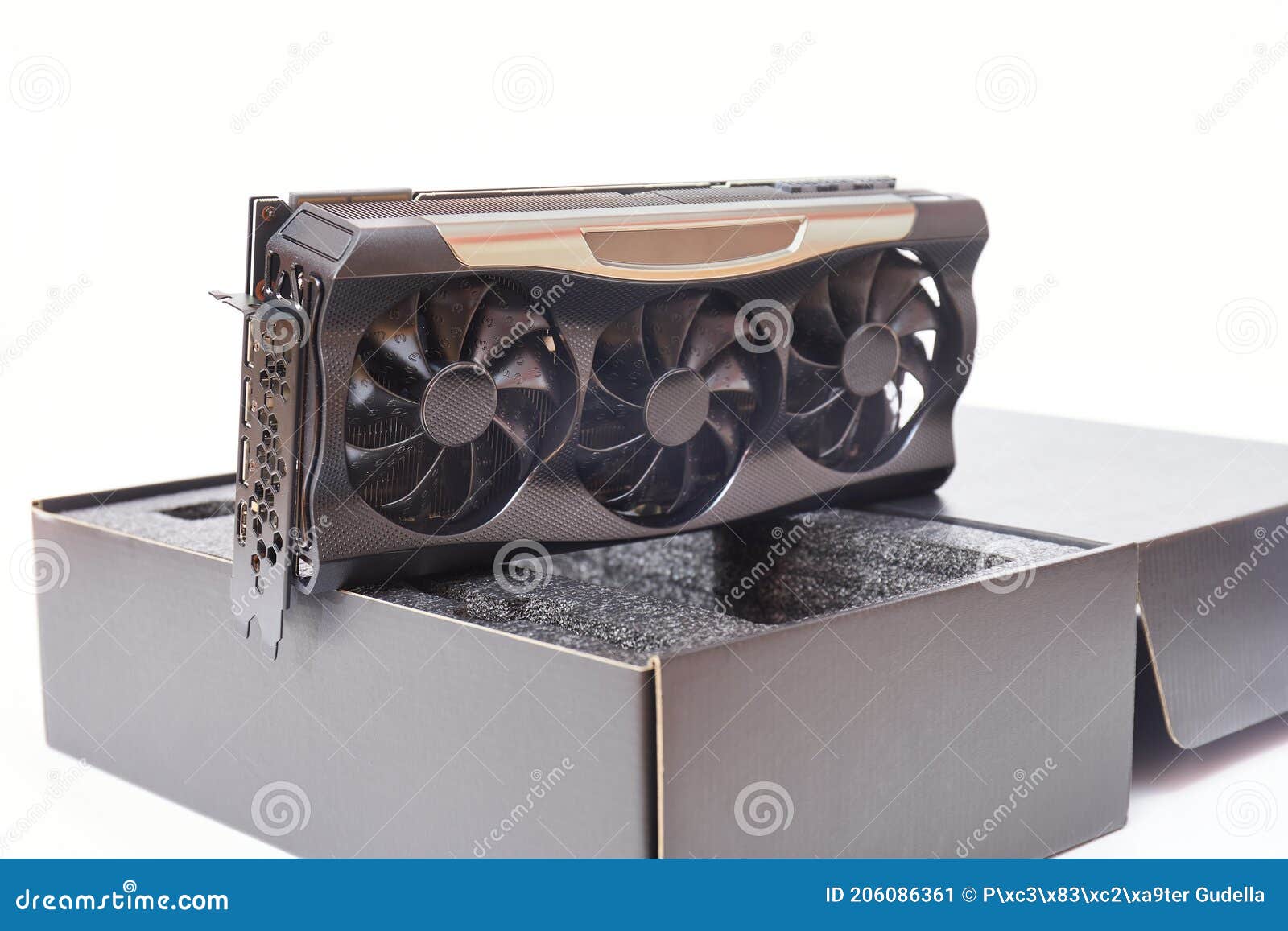 EVGA Geforce RTX 3090 Nvidia GPU Box Stock Image - Image of ...